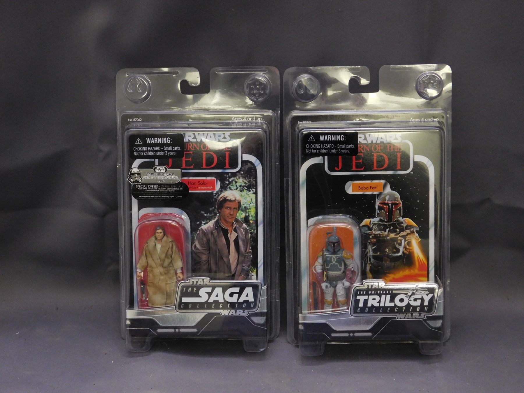 Lot of 2 Star Wars Return of the Jedi The Trilogy Collection Boba Fett ...