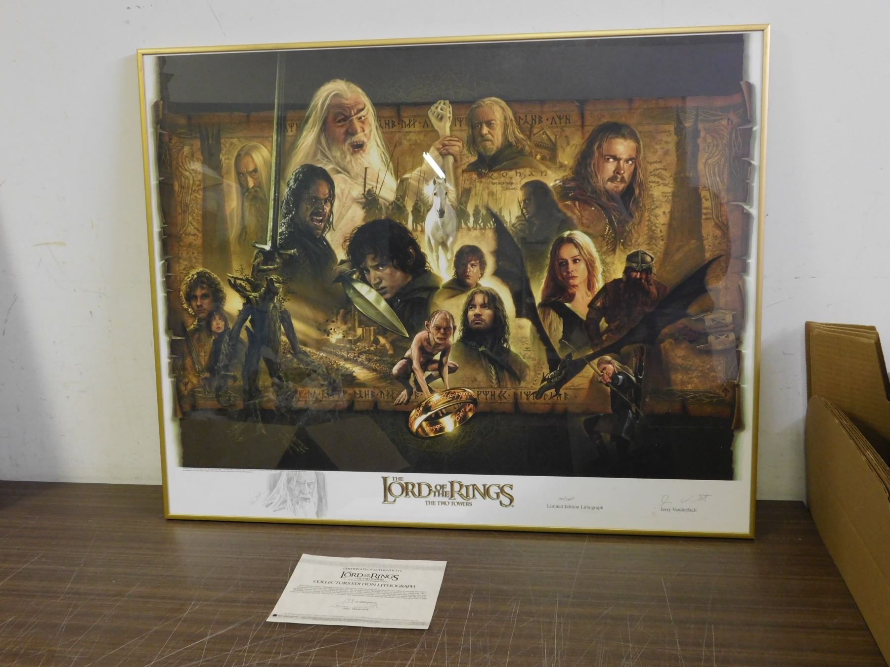 The Lord of the Rings Collectors Edition Lithograph "The Two Towers" 24 ...