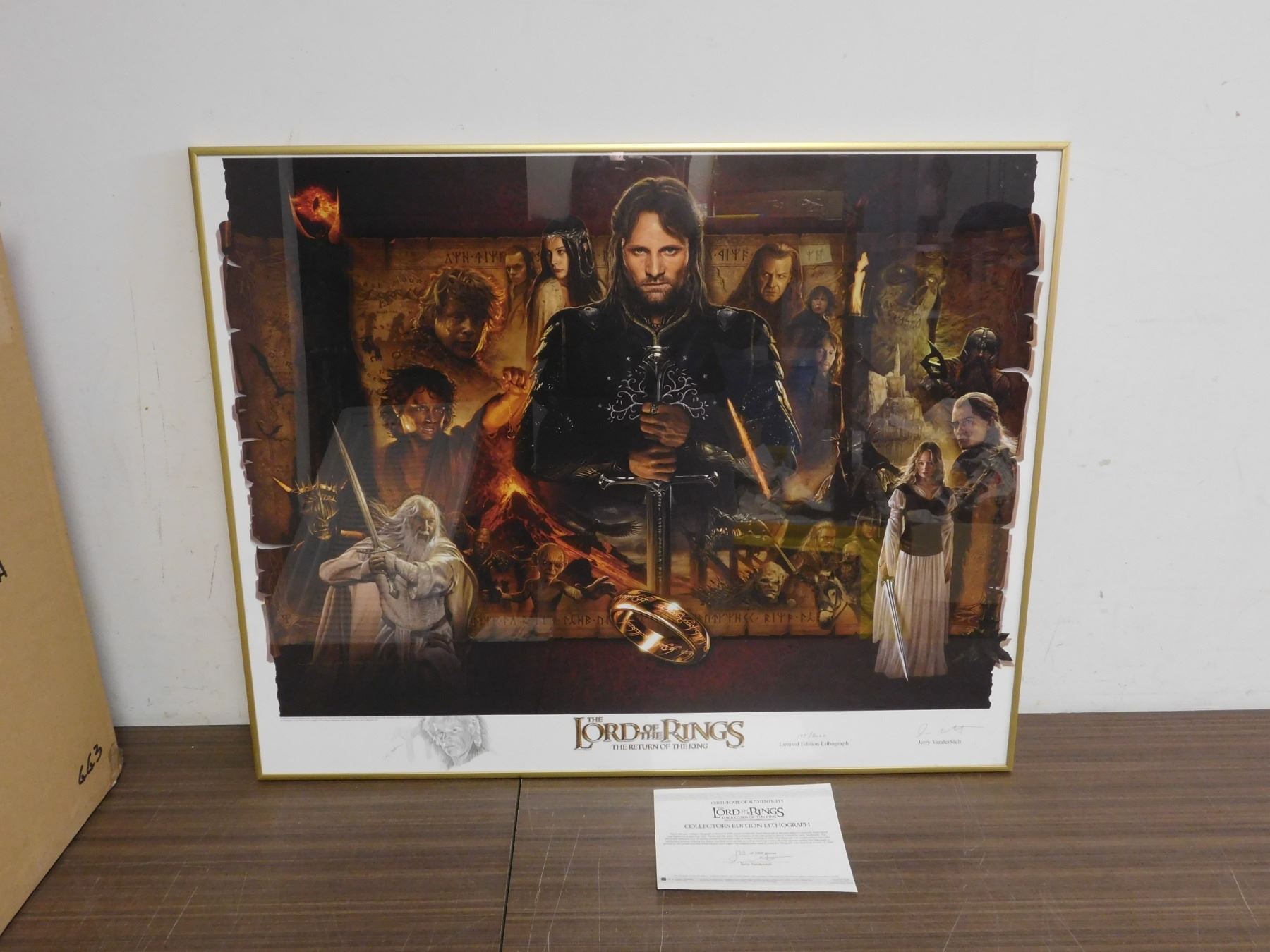 The Lord of the Rings Collectors Edition Lithograph "The Return of the ...