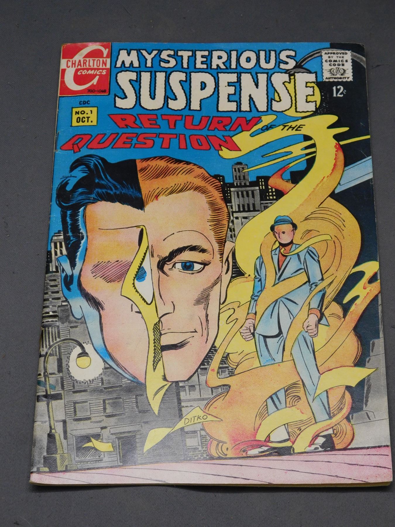 No.1 Ditko Cover (1st Appearance of The Question ) Charlton Comics ...