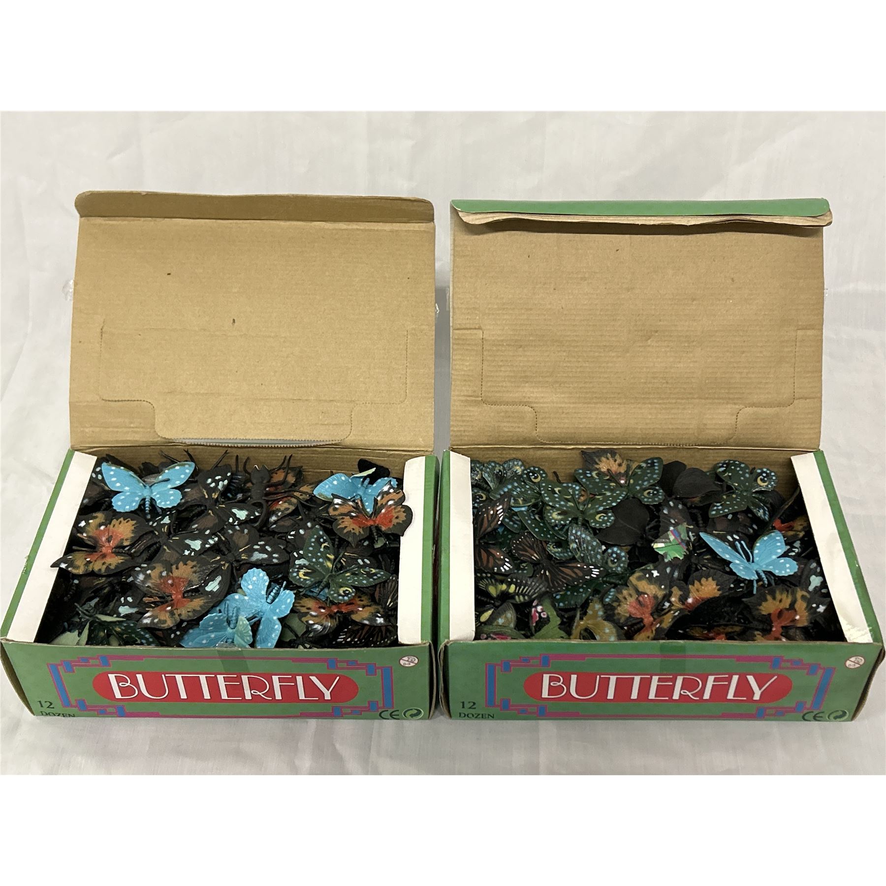 2 Boxes of Rubber Butterflies 144 per box