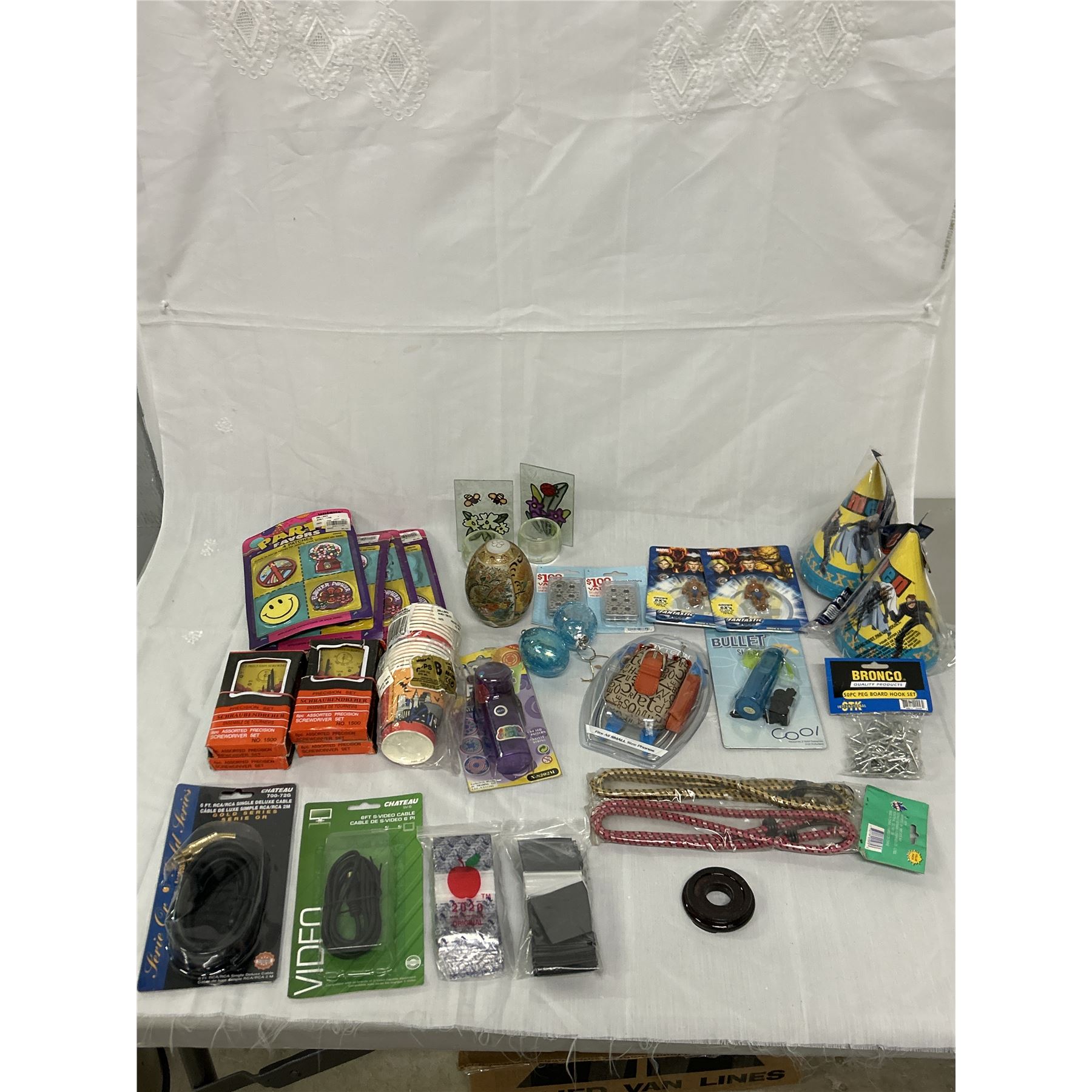 Box of collectible unused items