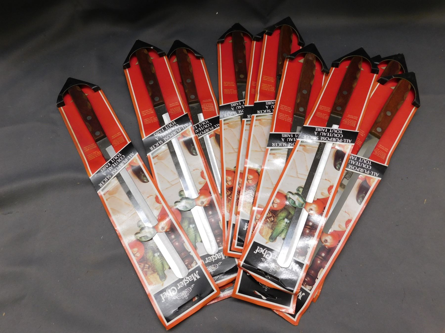 12 New All Purpose Master Chef 14" Slicers Knives