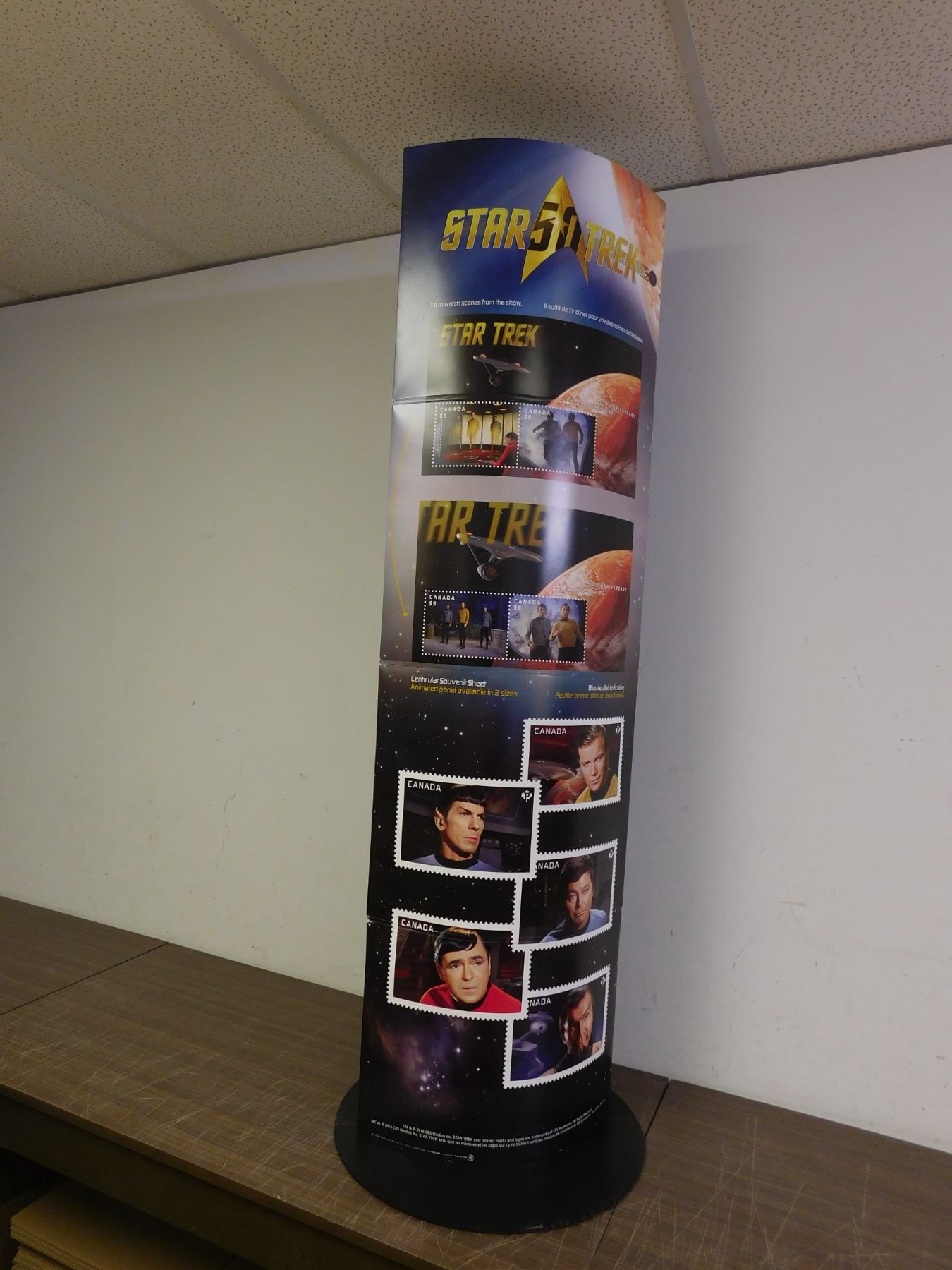 2016 Star Trek 5ft Stand Up Store Display