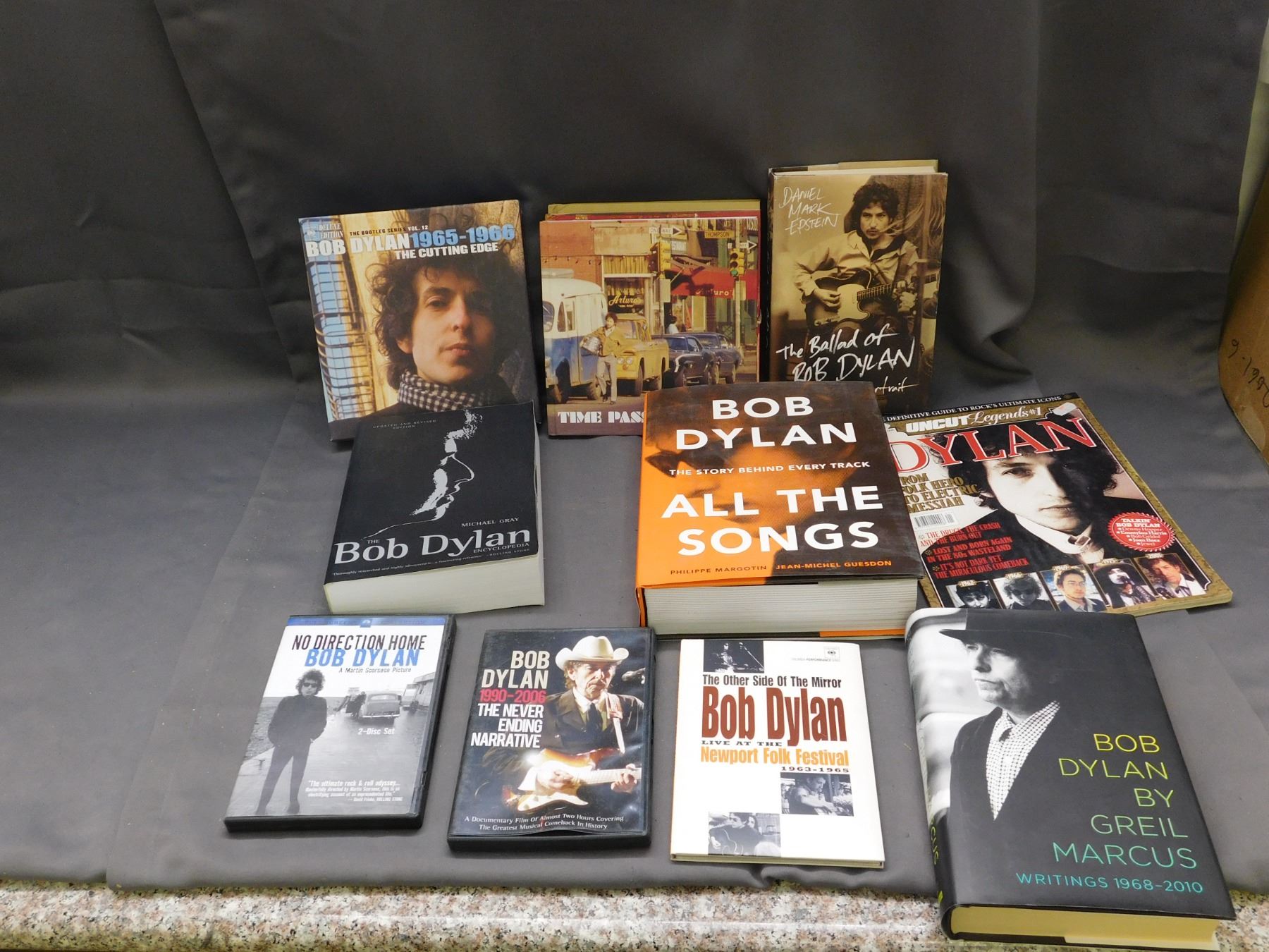 Bob Dylan Collection of Books DVDs, Bootleg Series