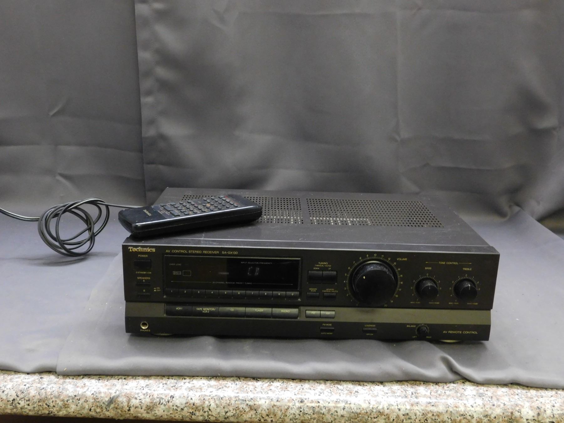 Technics SA-GX130 AV Control Stereo Receiver w Remote