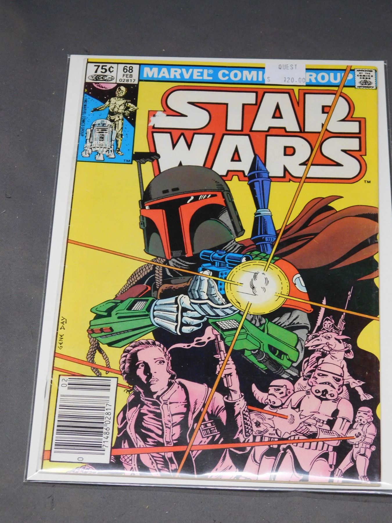 Star Wars #68 CPV Vintage Marvel Comic Book