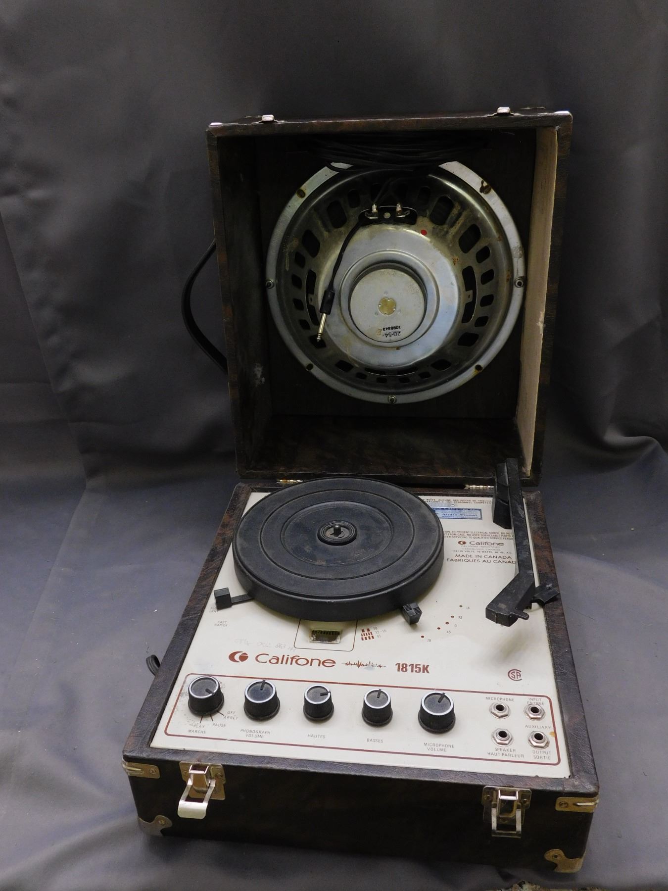 Califone Record Player 1815K