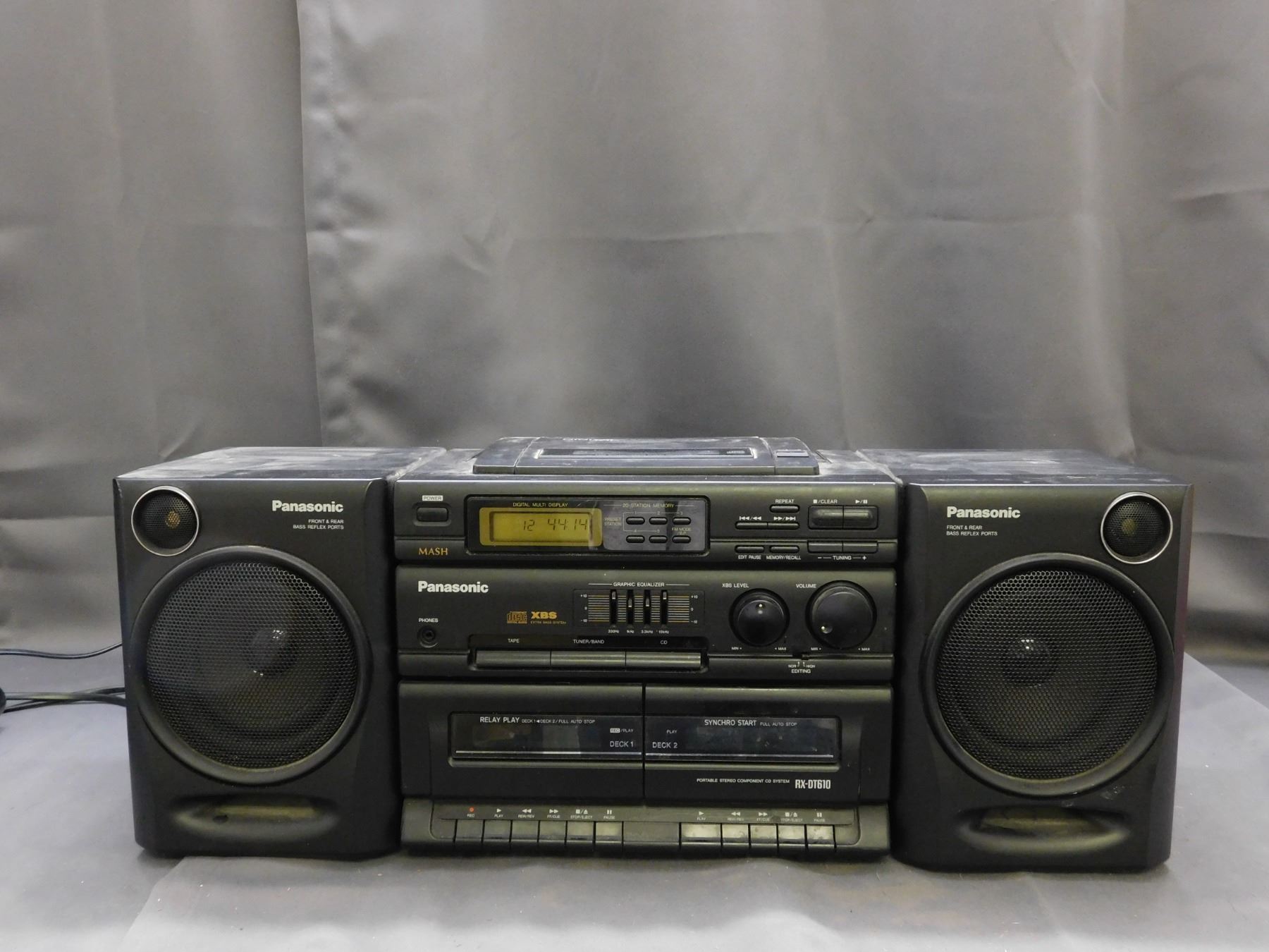 Panasonic Model RX-DT610 Stereo Boombox *as is*