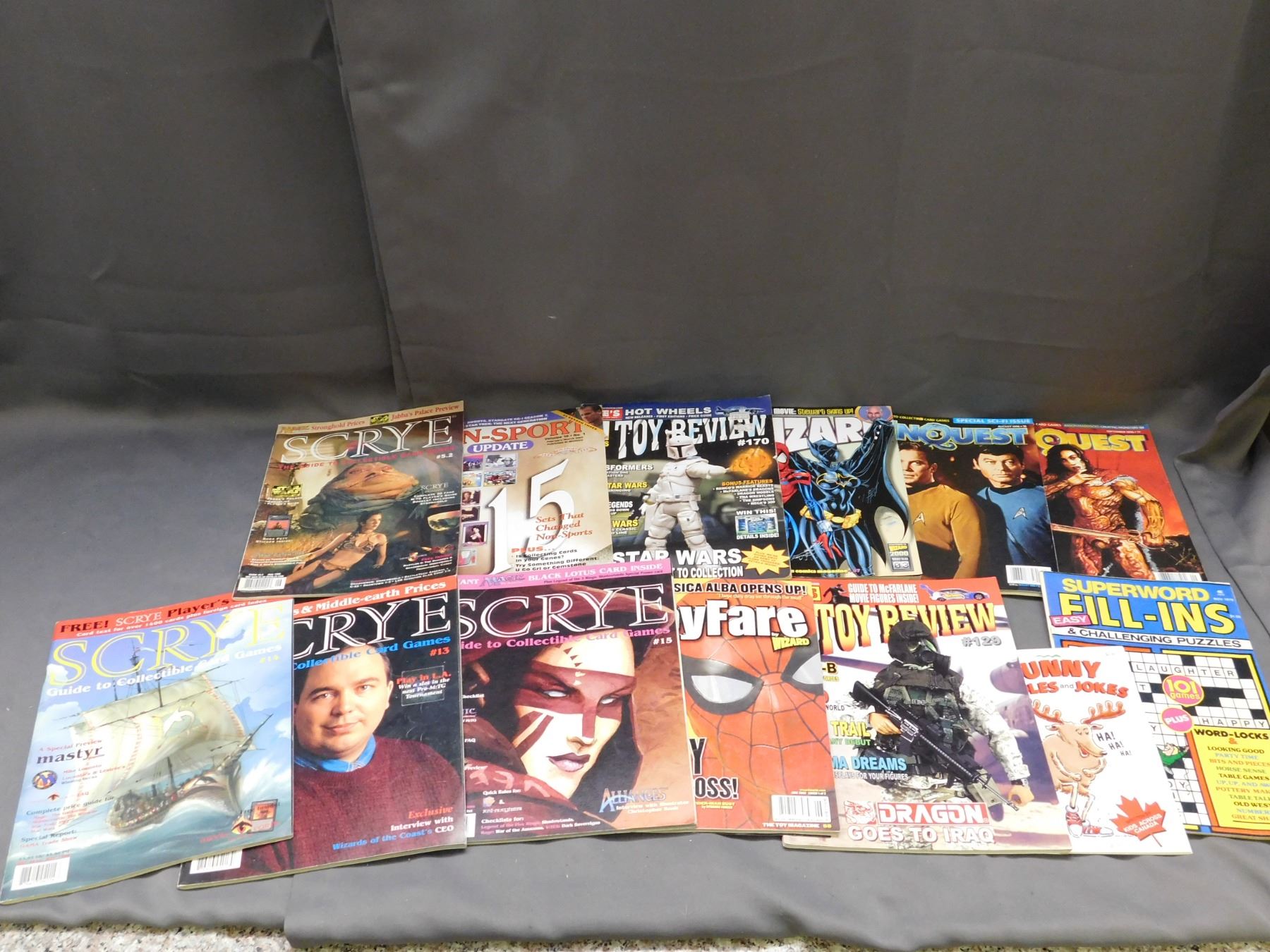 Lot of 13 Assorted Pop Culture Magazines Toy Review, Toy Fare, Inquest ...
