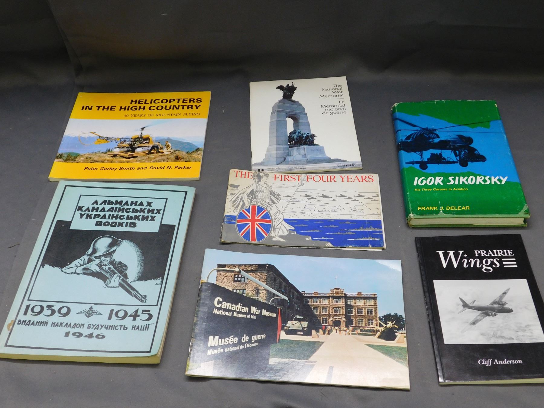 Lot of 7 Assorted Aviation / Military Books, WW2, Museum, etc
