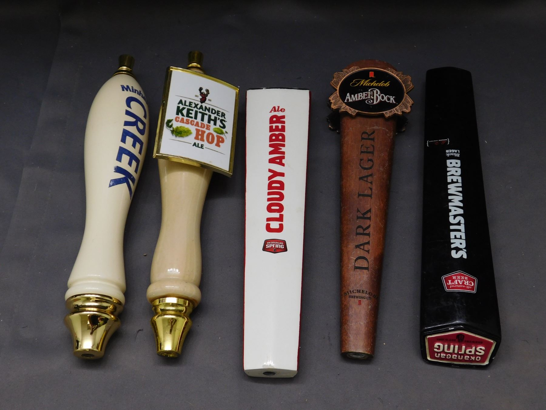 Lot of 5 Barrel Knobs Pulls Brewery Beer Keg Pulls