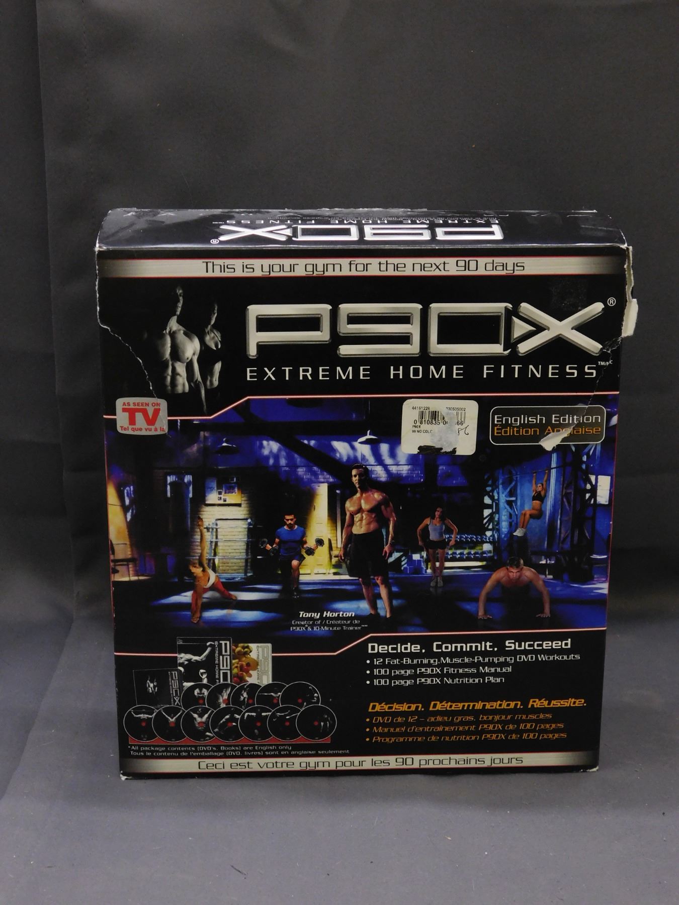 P90X Extreme Home Fitness English DVD Workouts Box Set