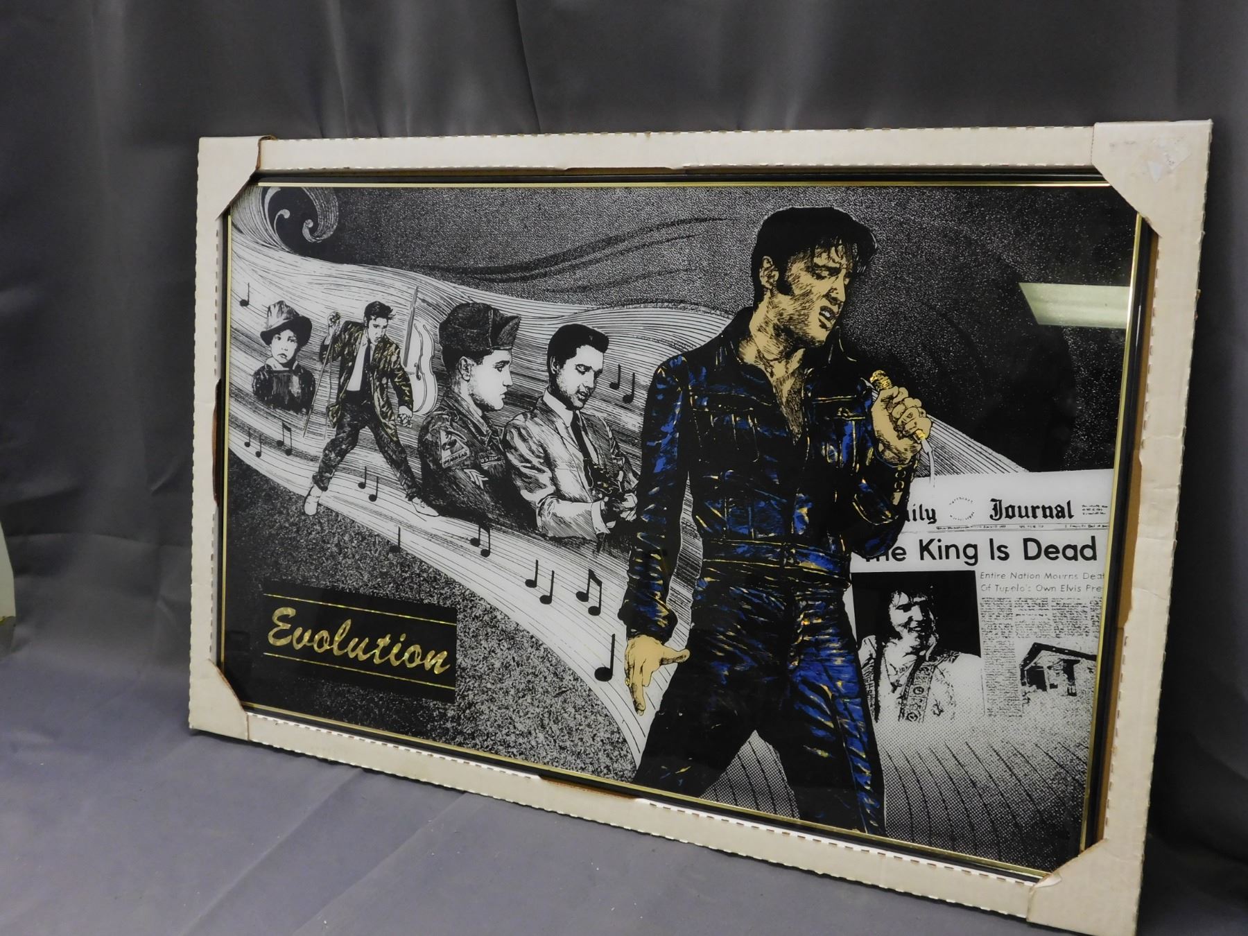 Elvis Presley Evolution Wall Hanging Graphic Art