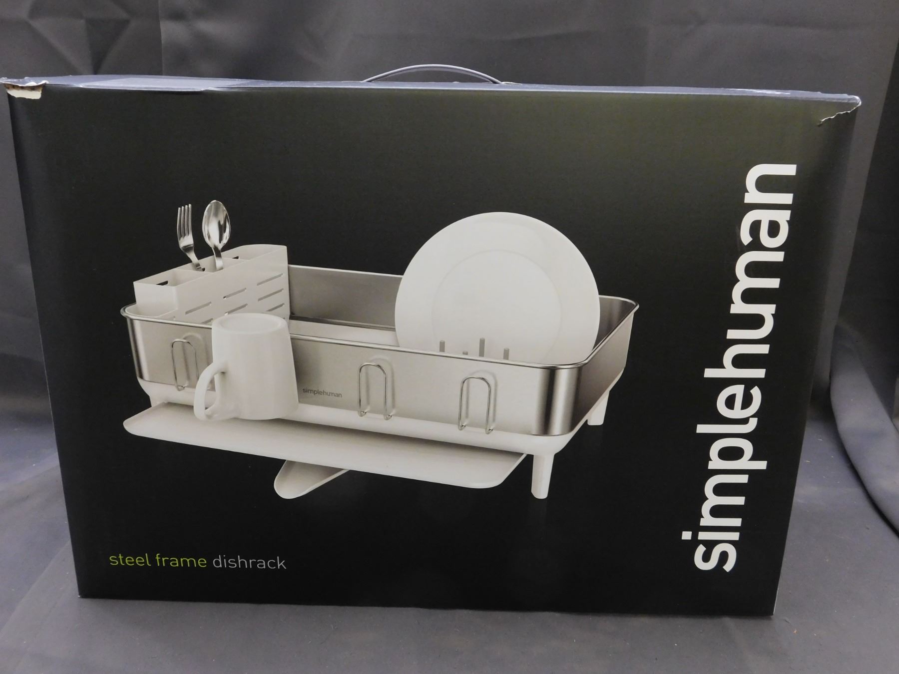 Simplehuman Steel Frame Dish Rack New/ Return