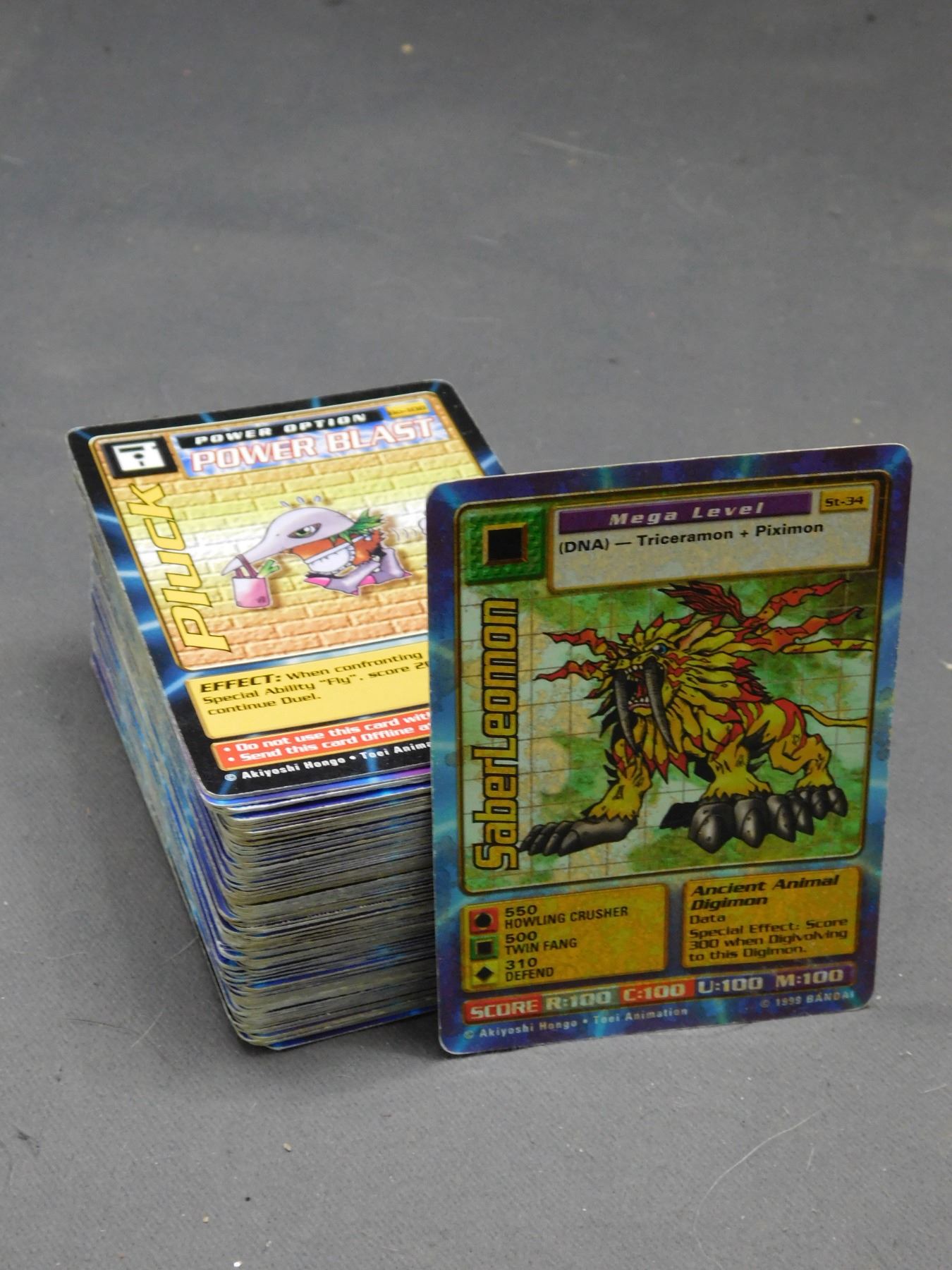 Lot of 100+ Digimon TCG CCG Cards
