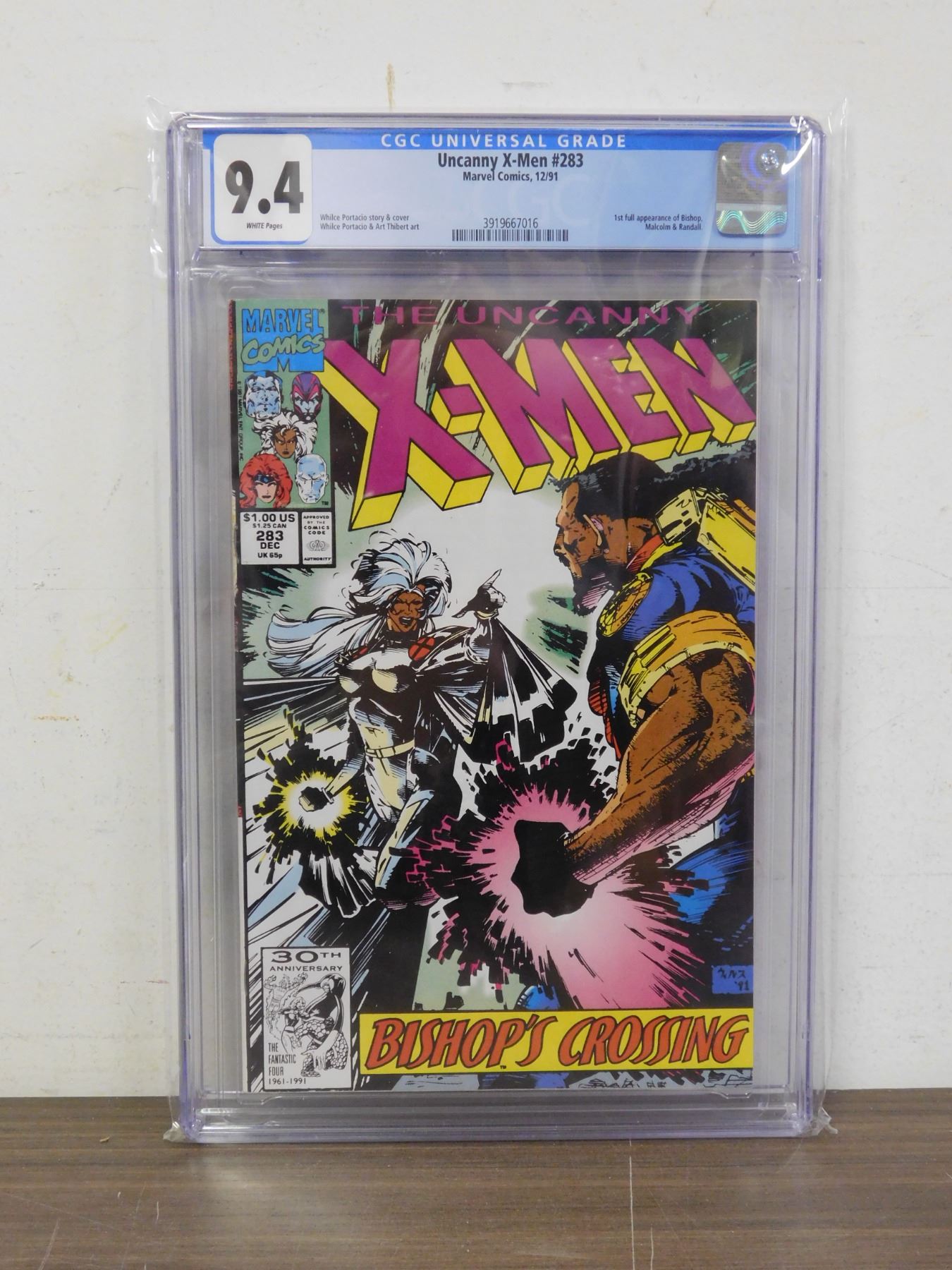 9.4 CGC Universal Grade Uncanny X-Men #283 Marvel Comics 12/91