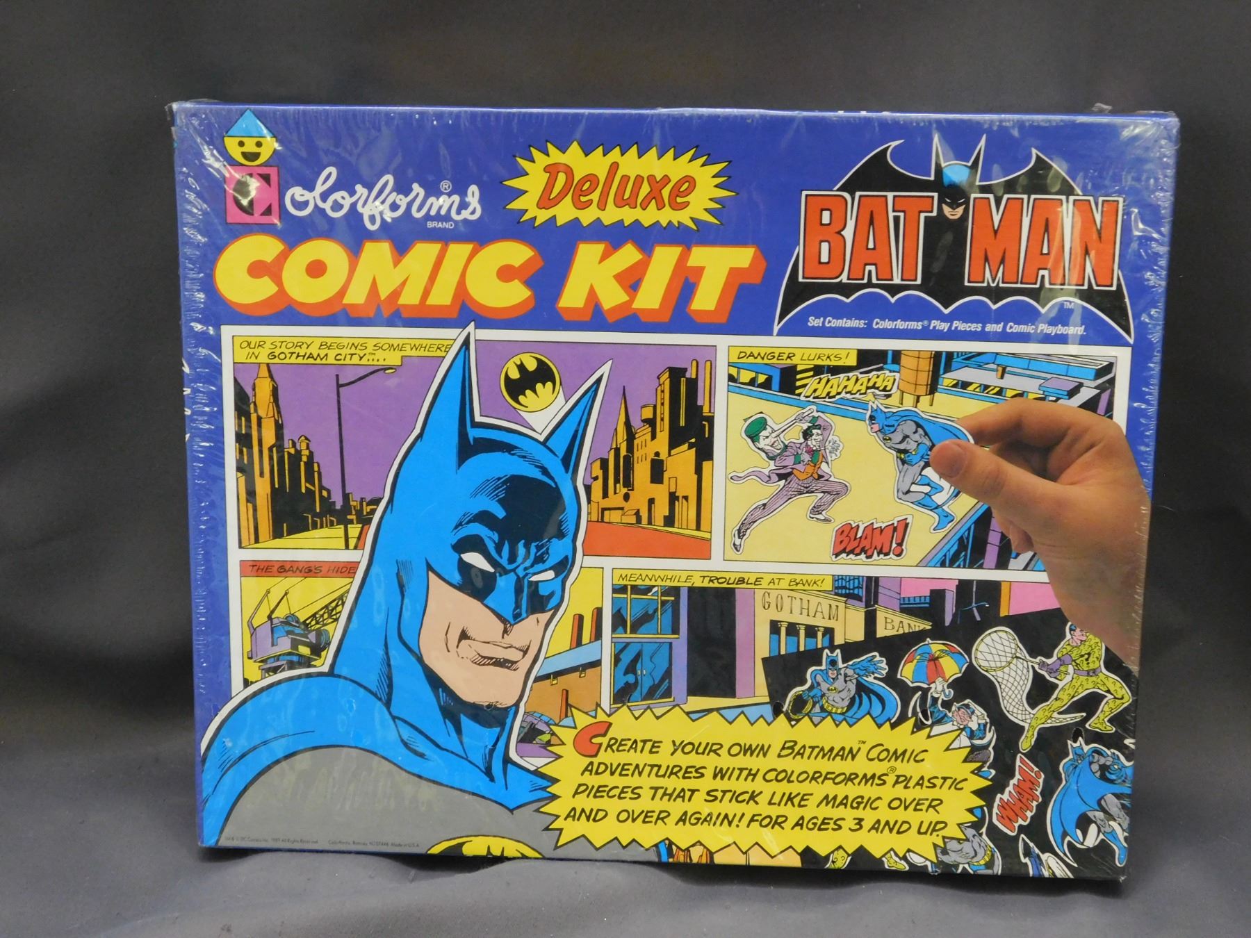 Colorforms Deluxe Comic Kit Batman Sealed