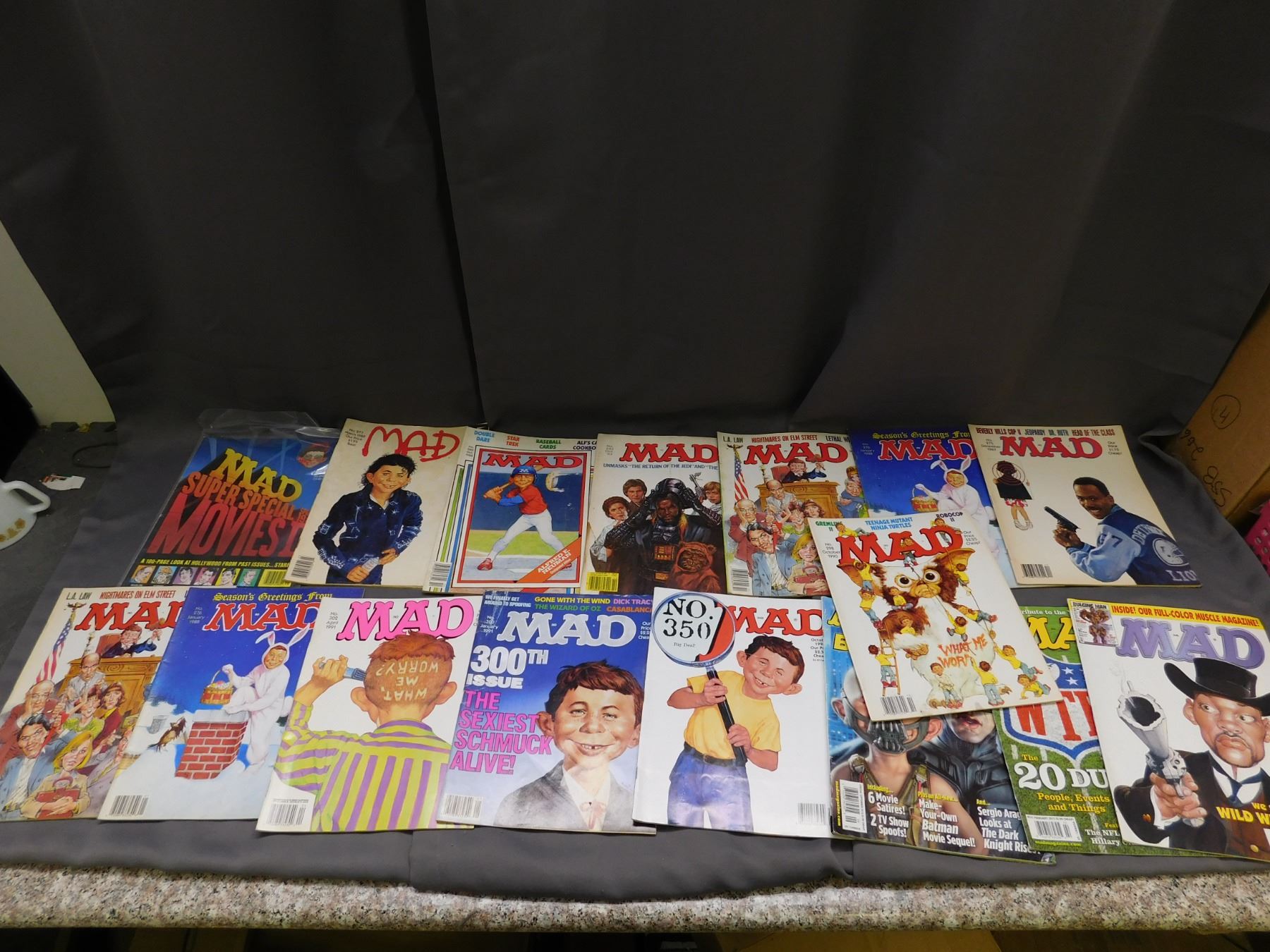 Lot of 16 1980s 90s 2000s MAD Magazines