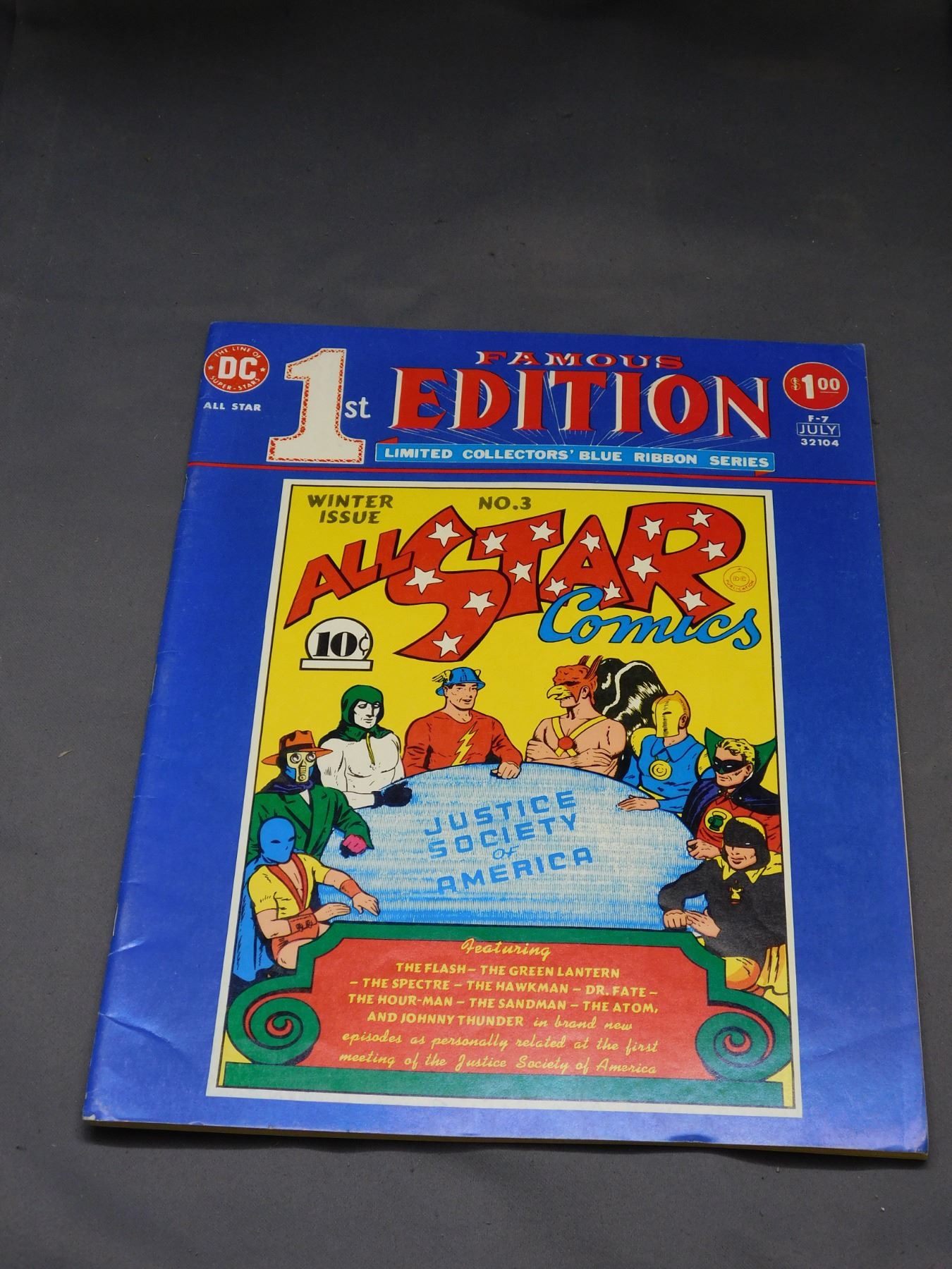 1975 DC Famous 1st Editions F7 All Star Comics Treasury Size