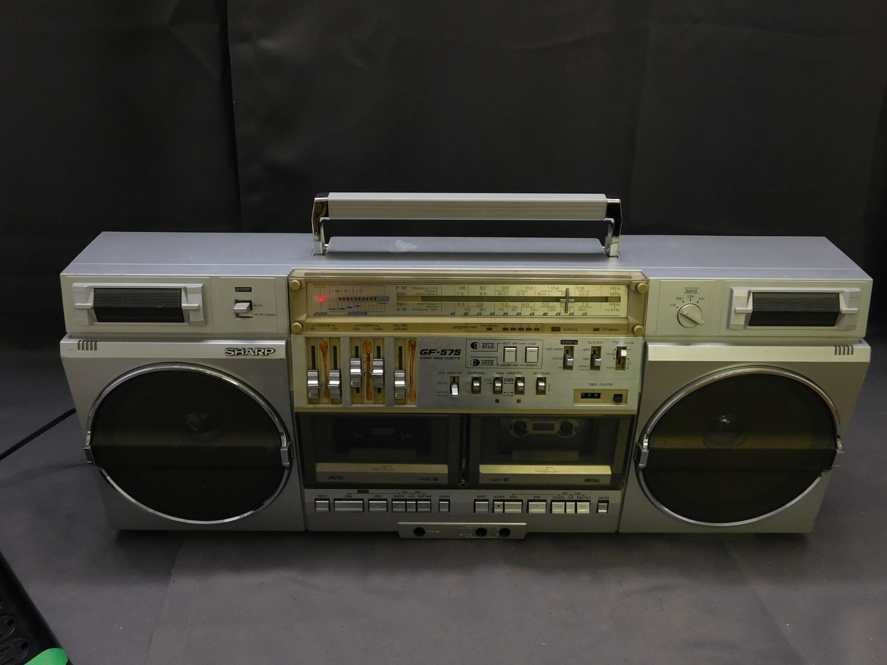 Sharp GF-575 Vintage Stereo Ghetto Blaster