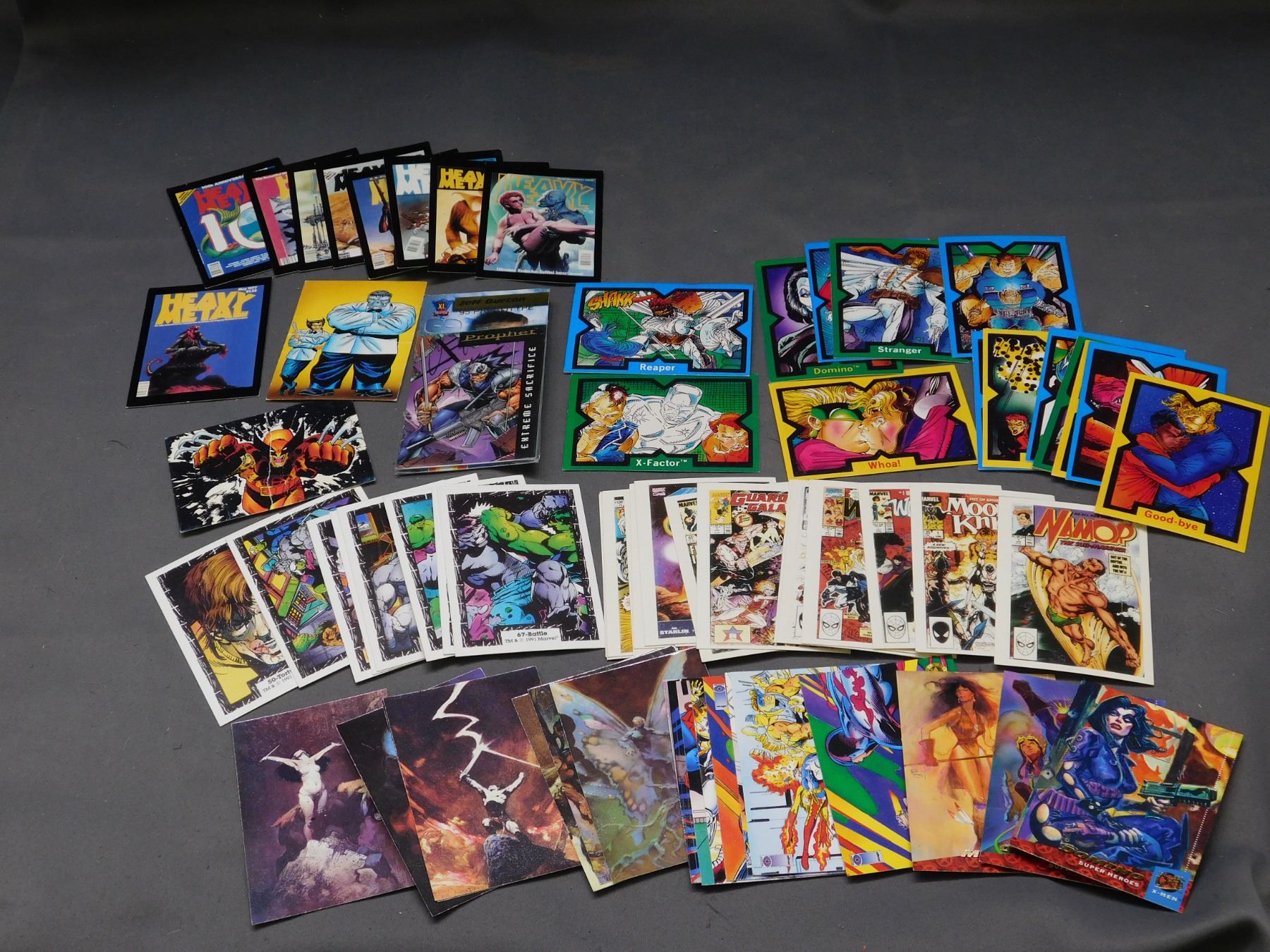 Lot of Marvel Cards Assorted 1st Cover Trading Card Series, X-Force ...