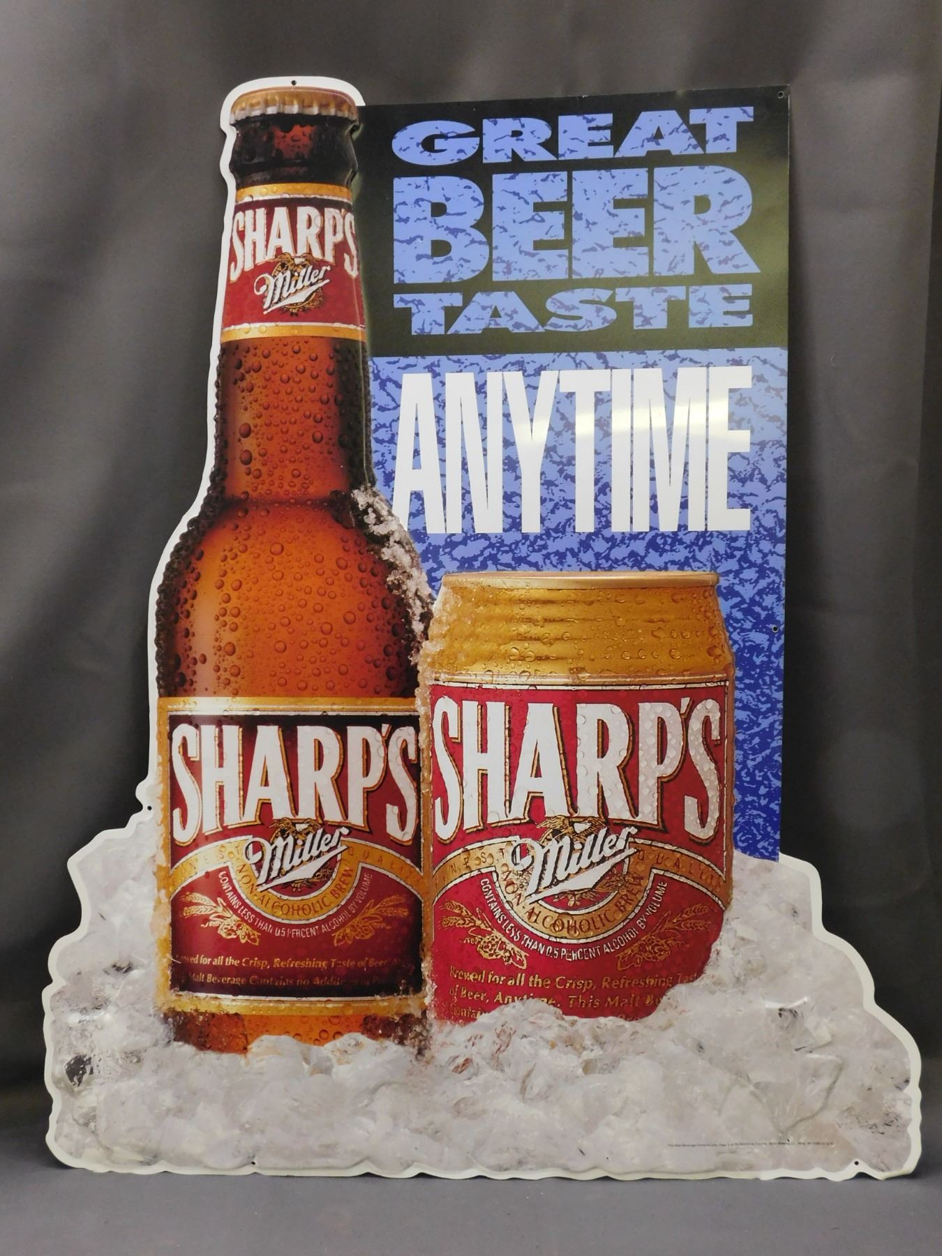 Sharp's Great Beer Taste Anytime Tin Sign Wall Decor Beer Bar Man Cave ...
