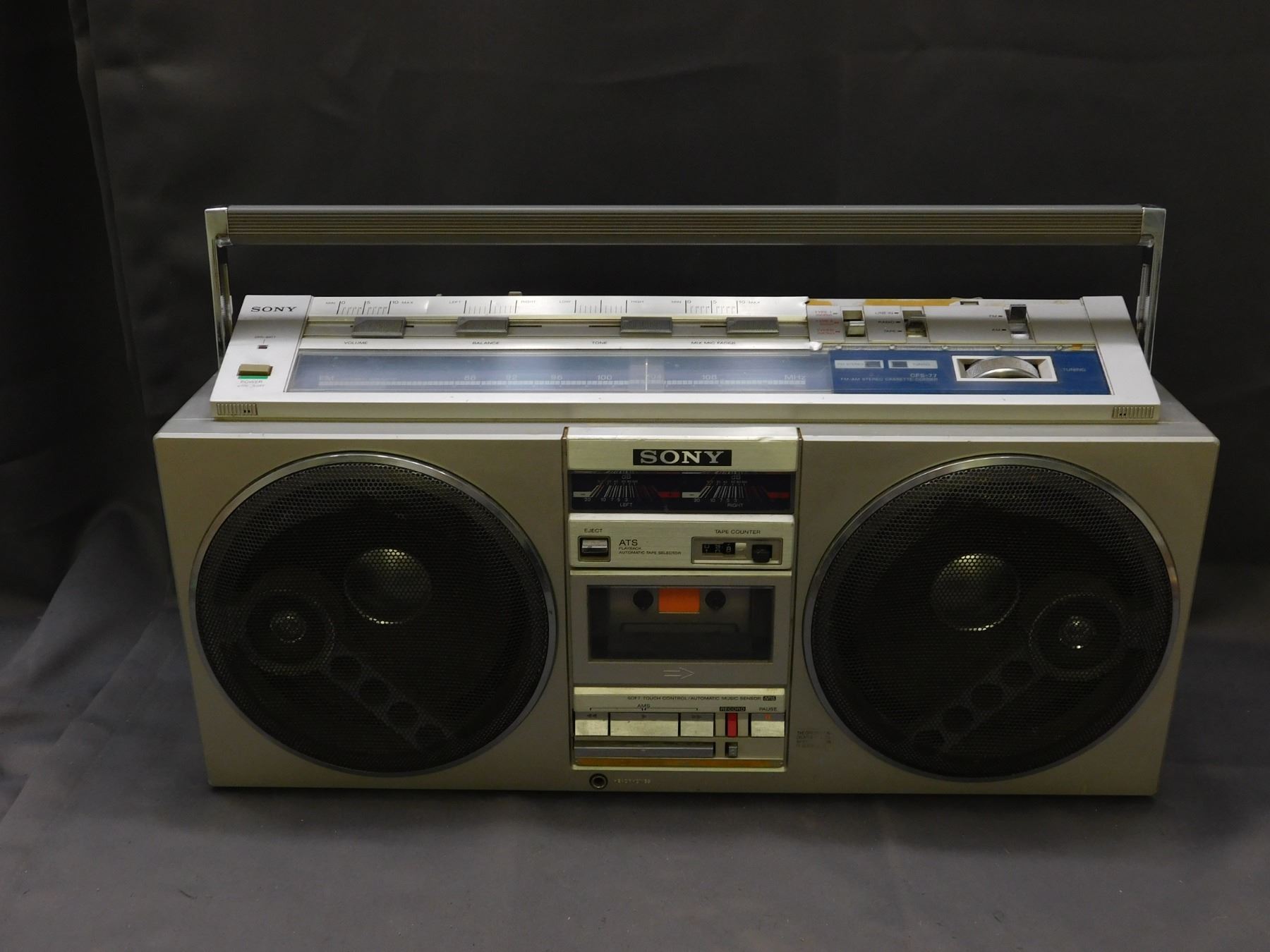 SONY CFS-77 AM FM Stereo Cassette-Corder