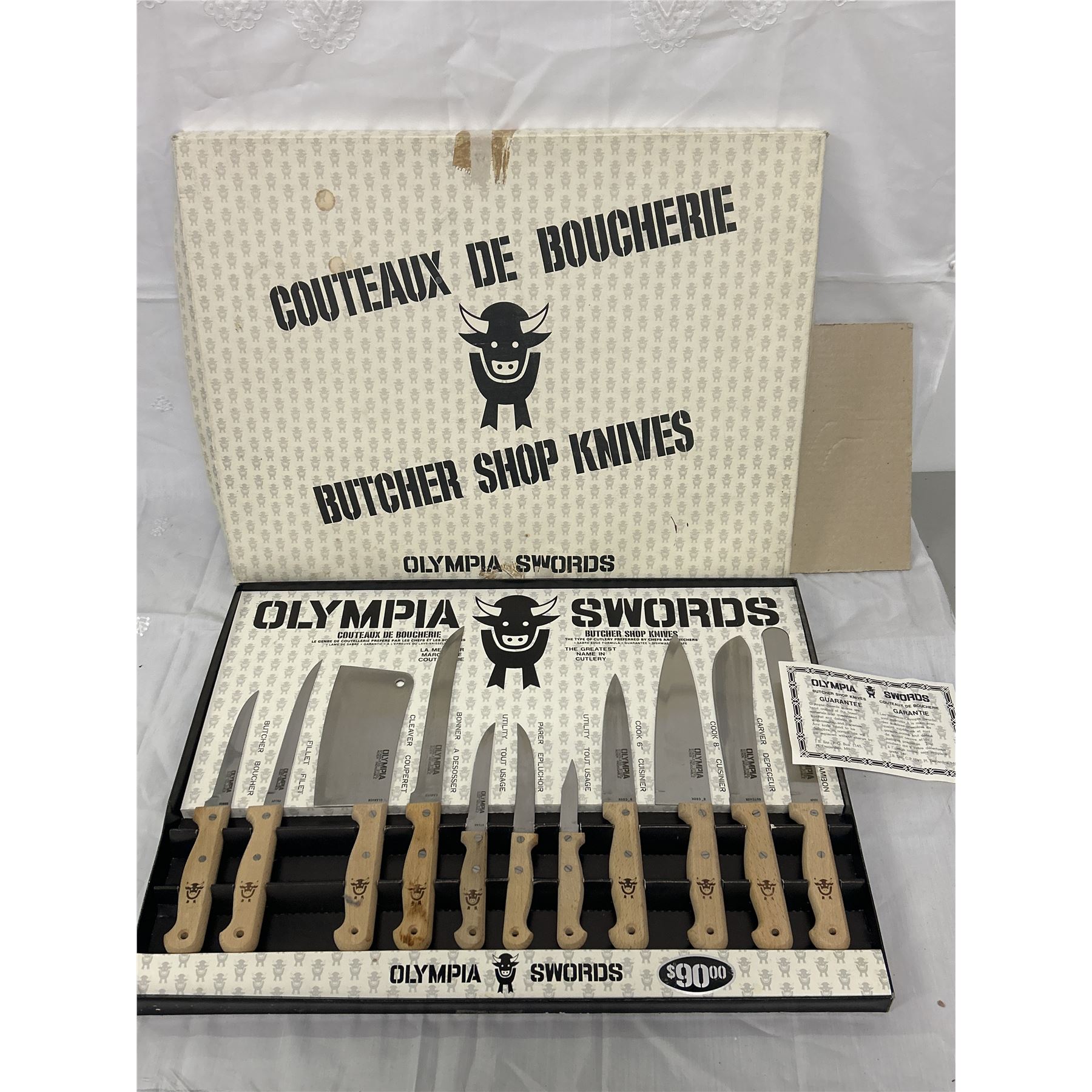 Olympia Swords Butcher Shop Knives