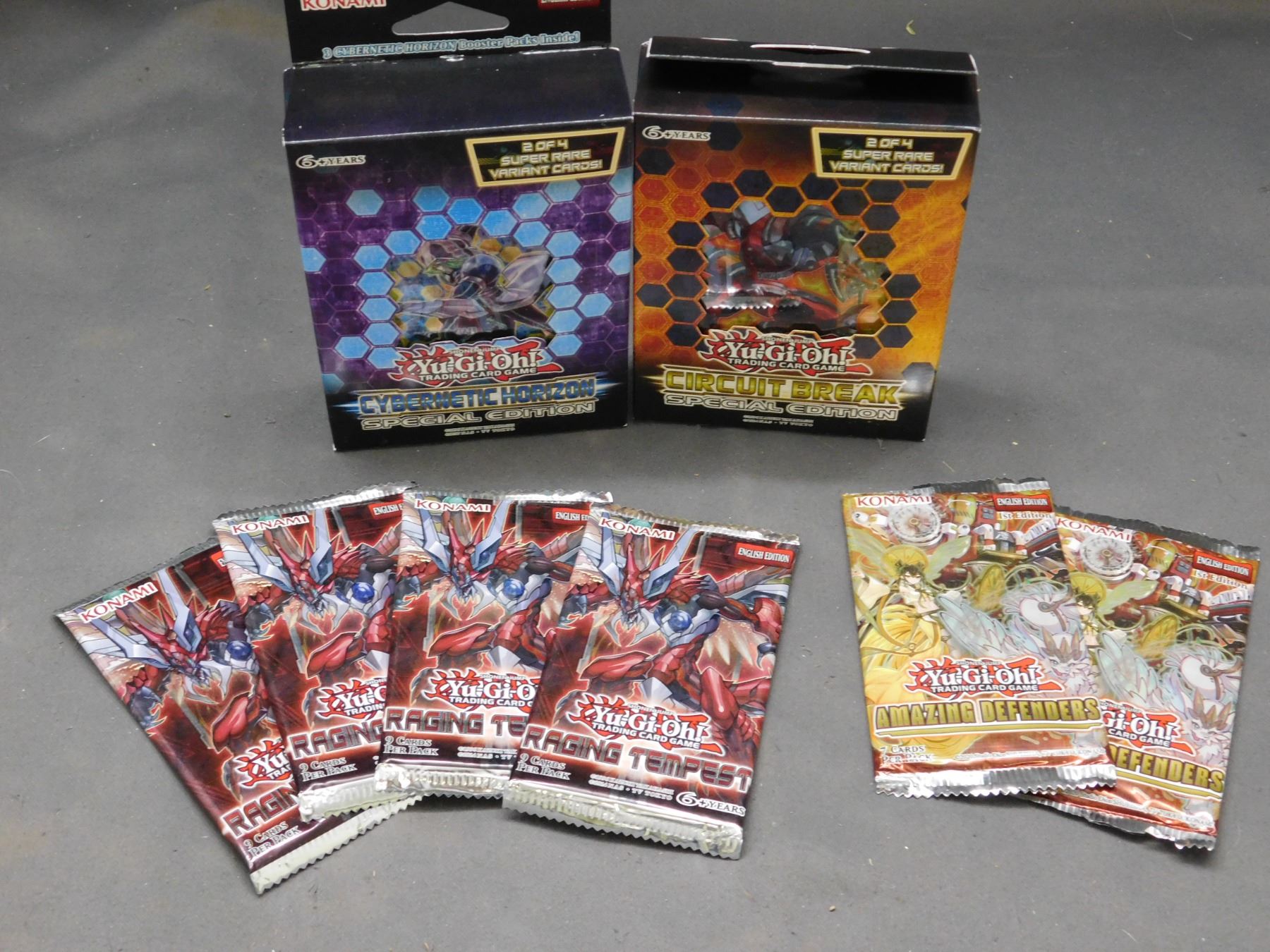 Lot of Yu-Gi-Oh TCG CCG Booster Packs Circuit Break, Cybernetic Horizon ...