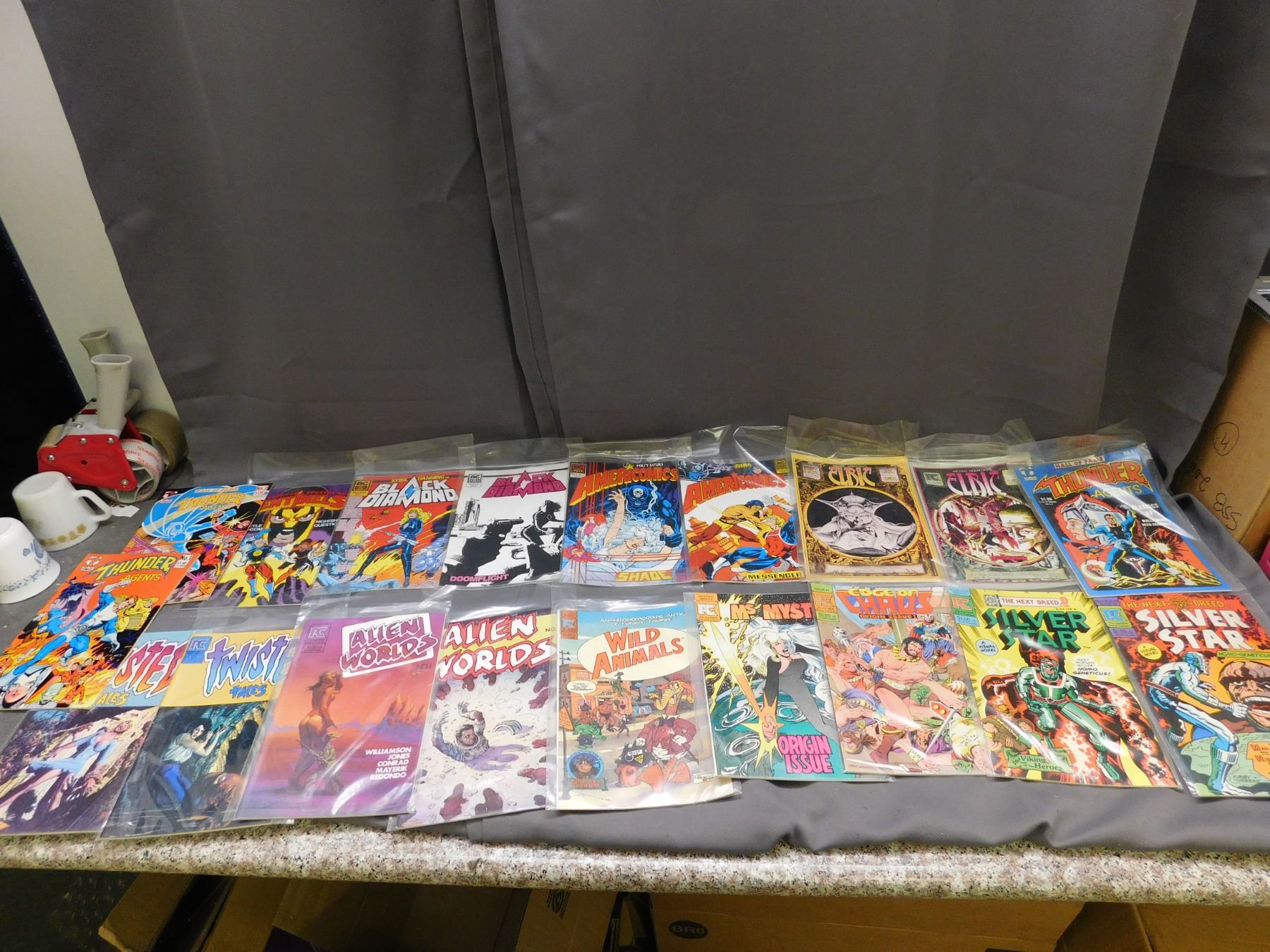 Lot of 80s Indie Publishers, ACPC & JC Elric, Silver Star, Americomics ...