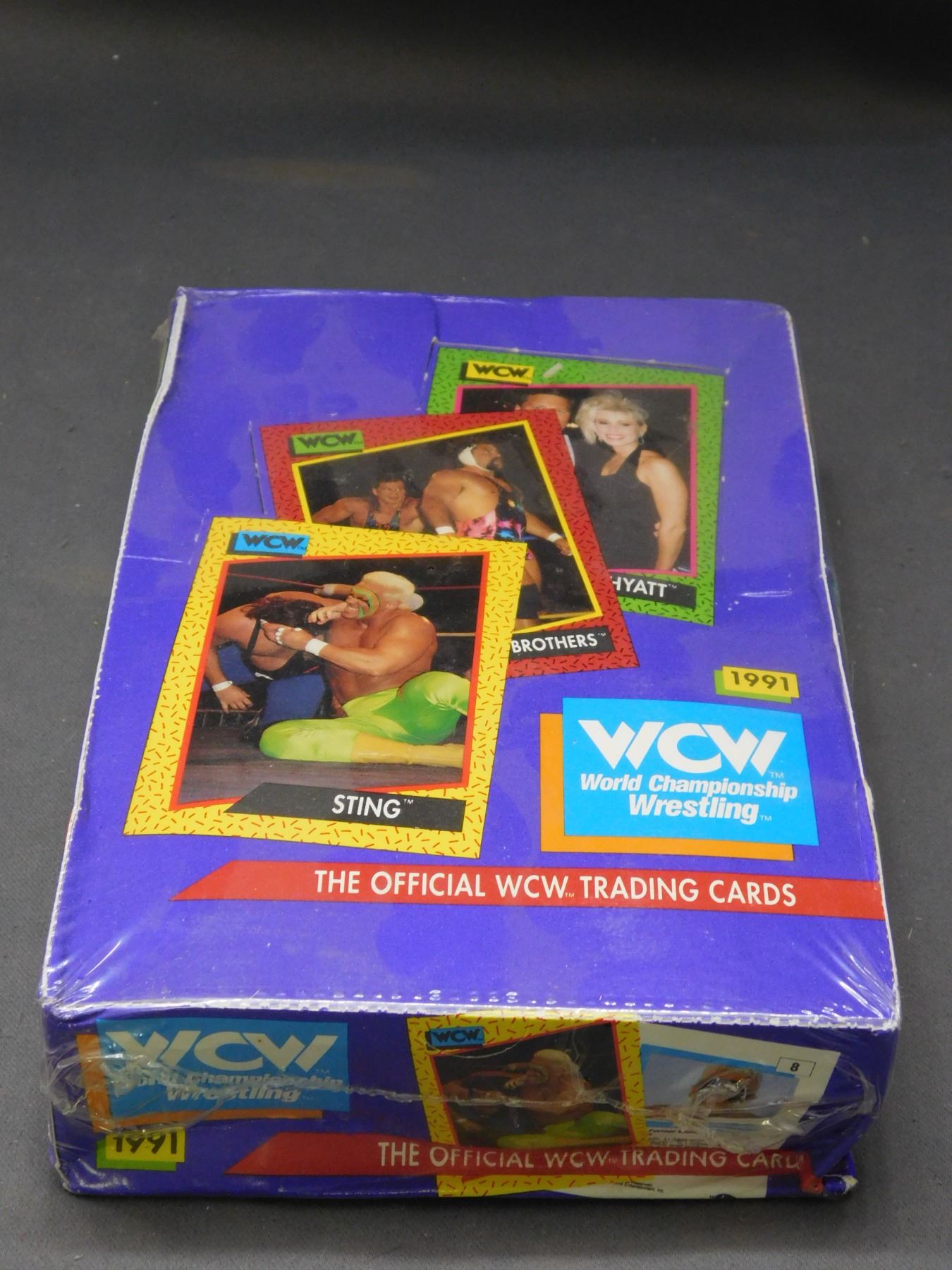 SEALED Box of 1991 WCW World Wrestling Championship Official Trading ...