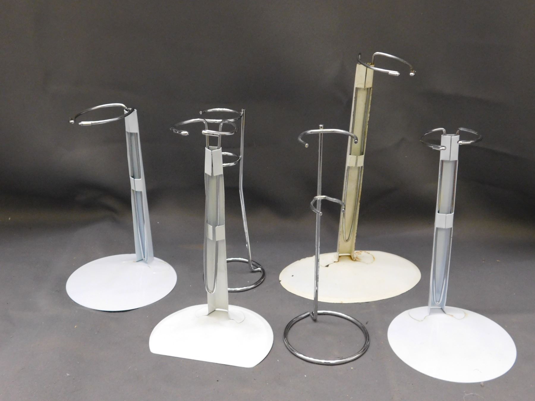 Lot of 6 Doll Stands