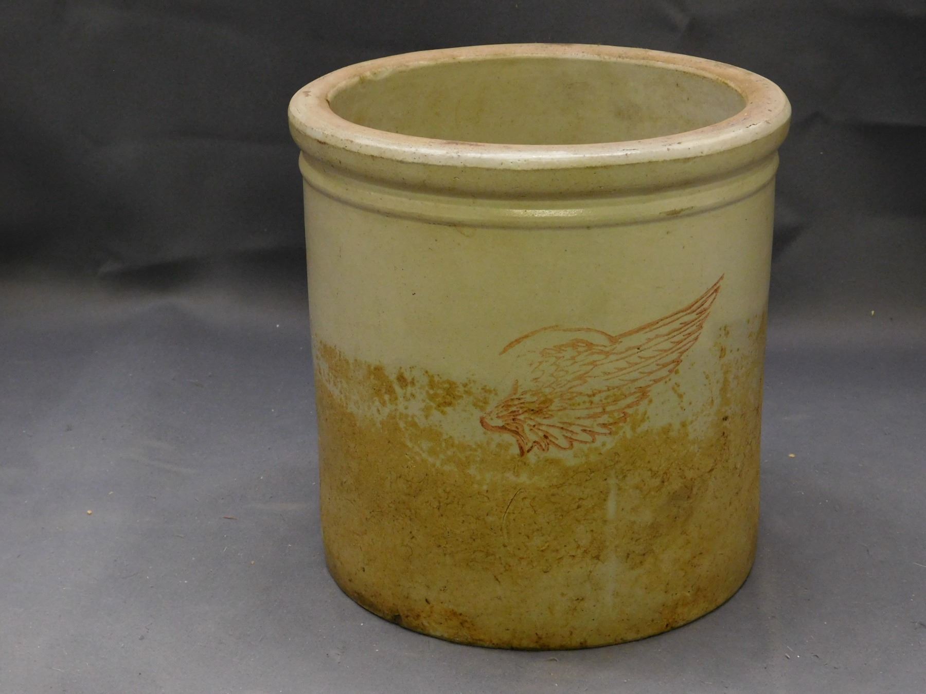 1 Gal Red Wing Crock (some staining)
