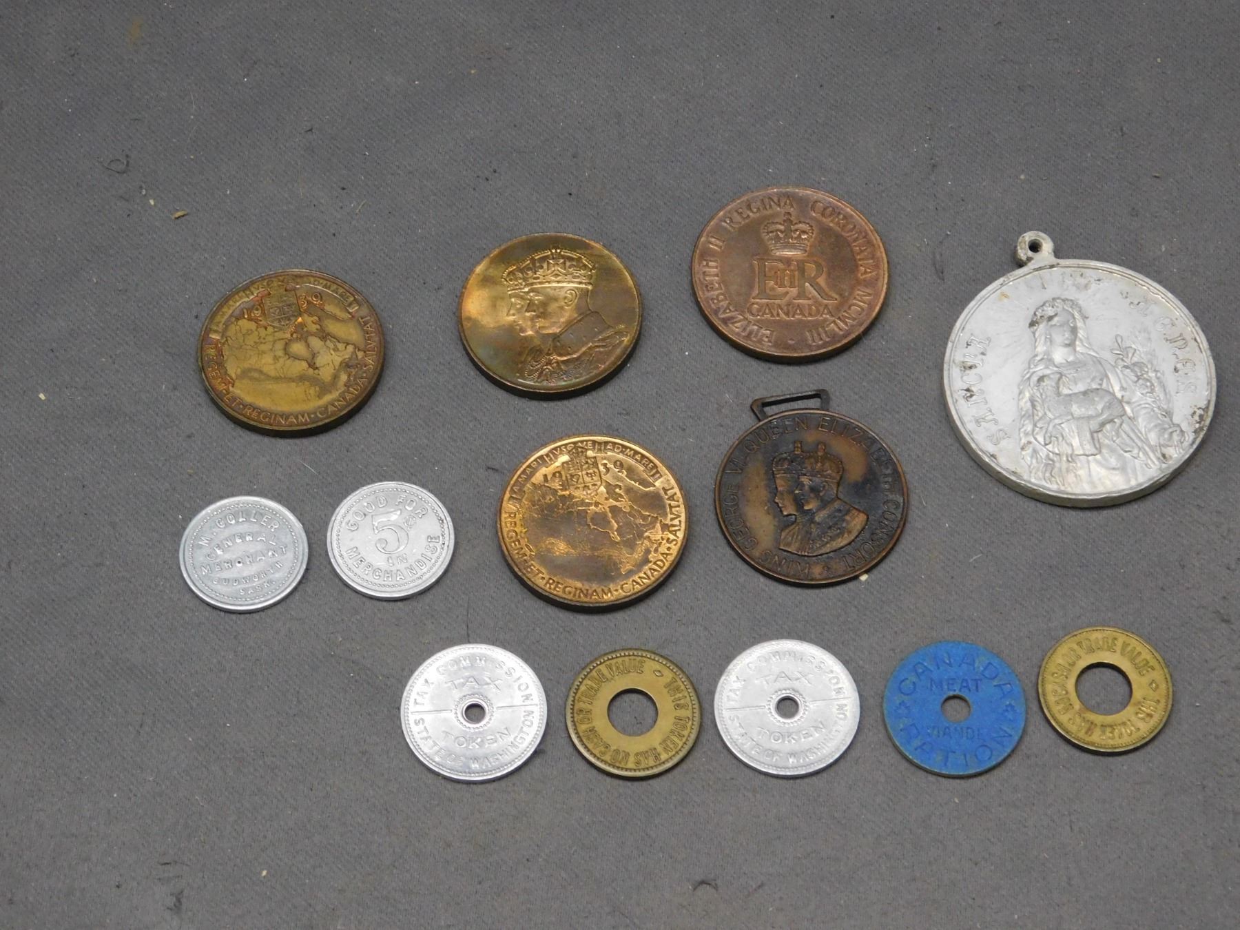 Vintage Royalty Medals & Tokens