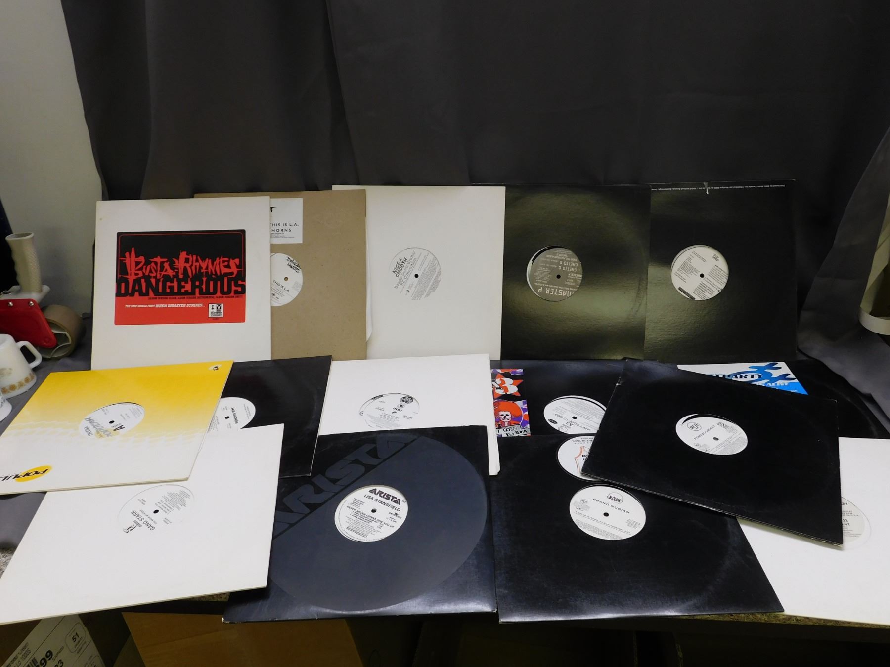 Lot of 15 Vinyl Records LPs DJ Singles 12" 90s 2000s