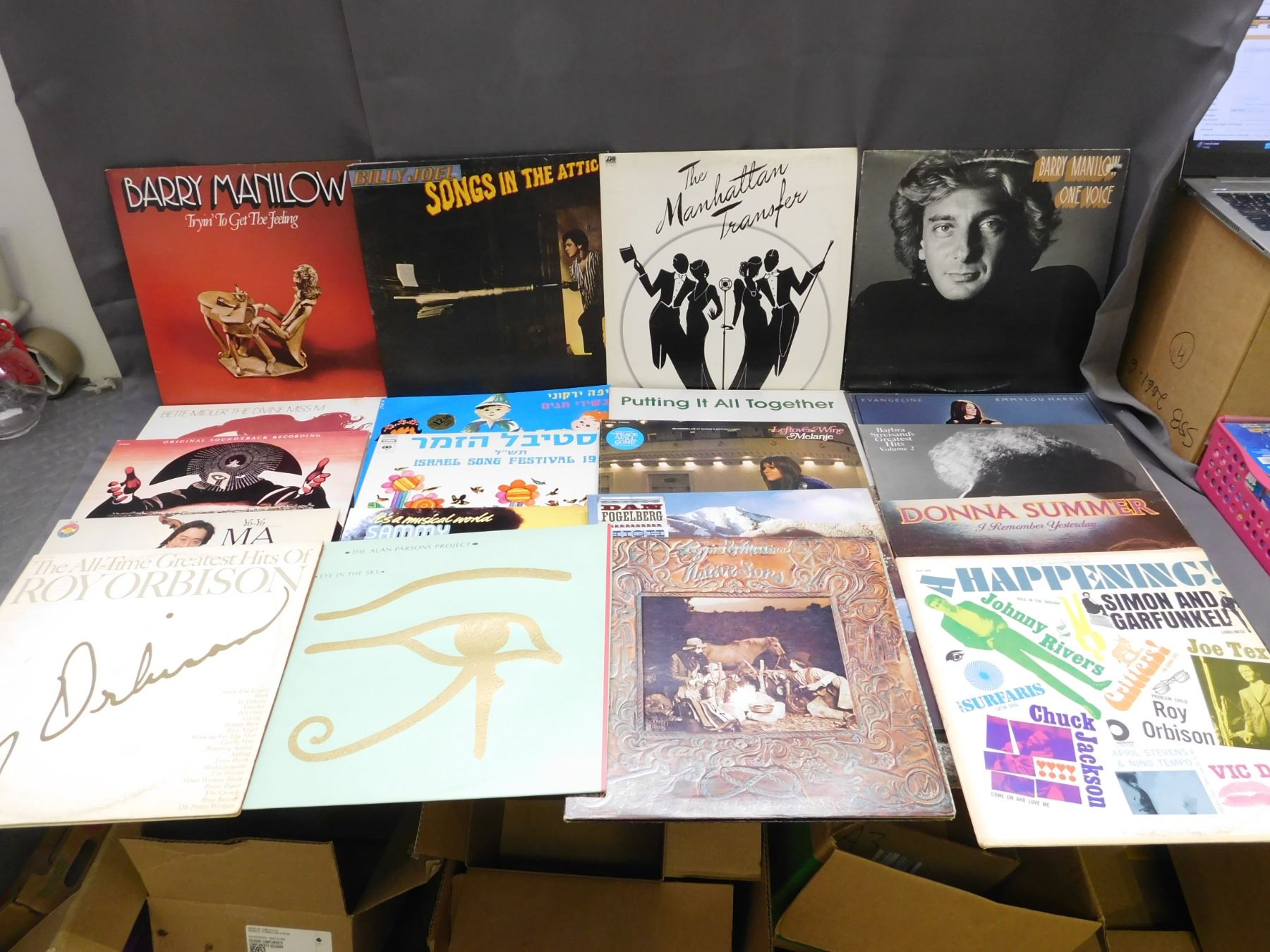 Lot of 20 Vintage Vinyl Records LPs Easy Listening, Oldies, Barry ...
