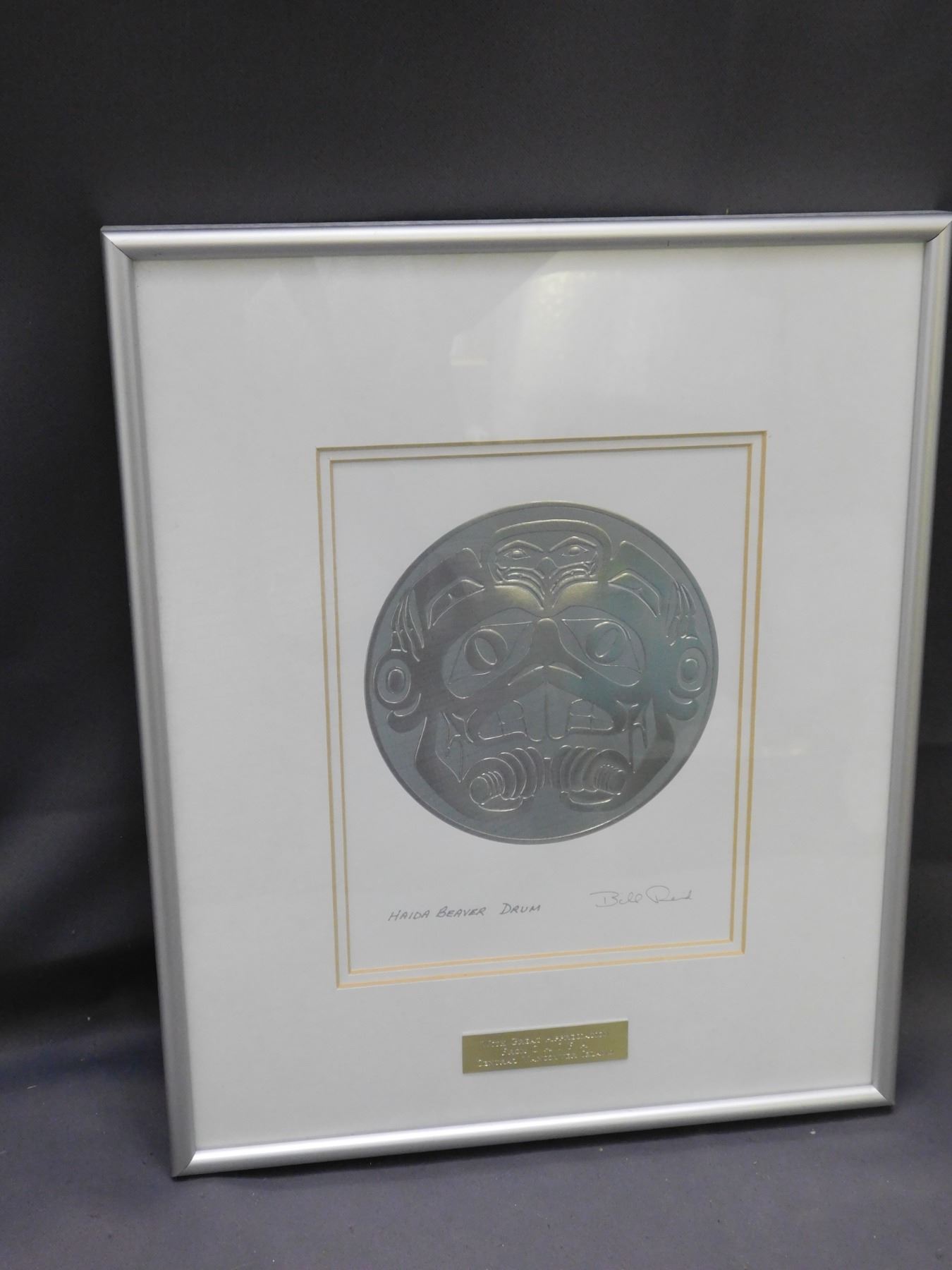 Bill Reid Framed Haida Art Indigenous Canadian BC Vancouver "Haida ...