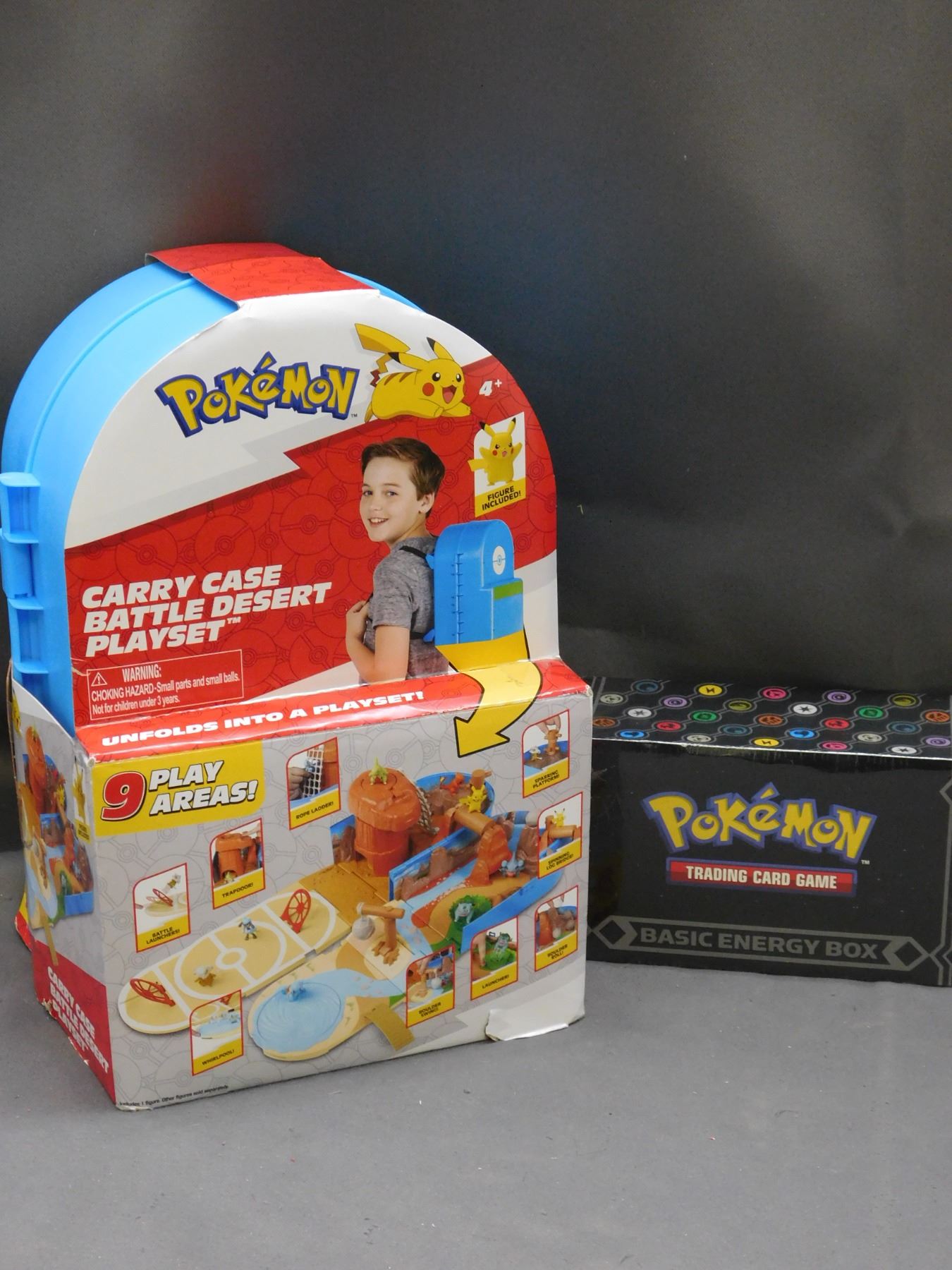 Pokemon Carry Case Battle Desert Playset & Sealed Pack of Pokemon TCG ...