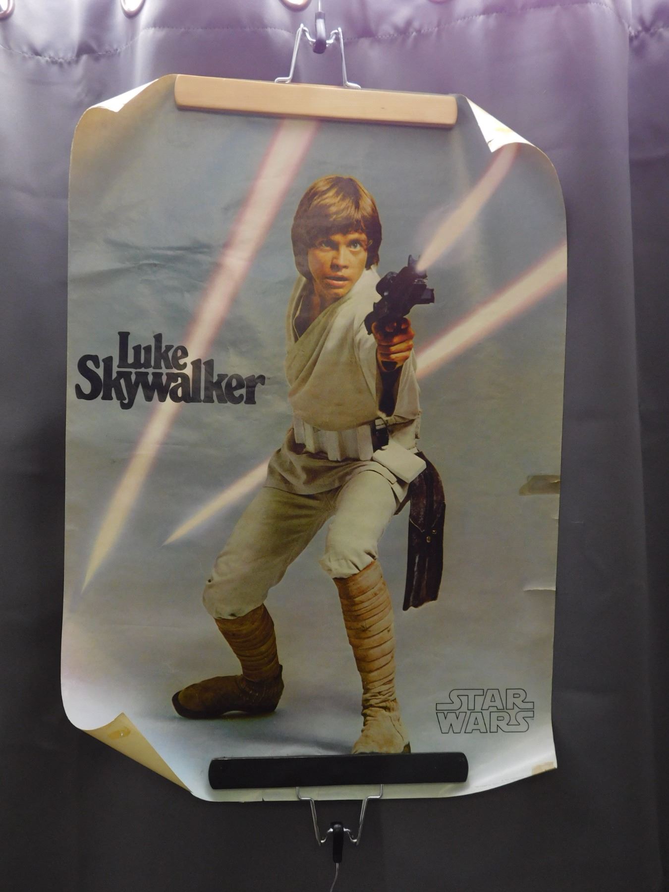 Star Wars Luke Skywalker 1977 Original Trilogy Vintage Poster
