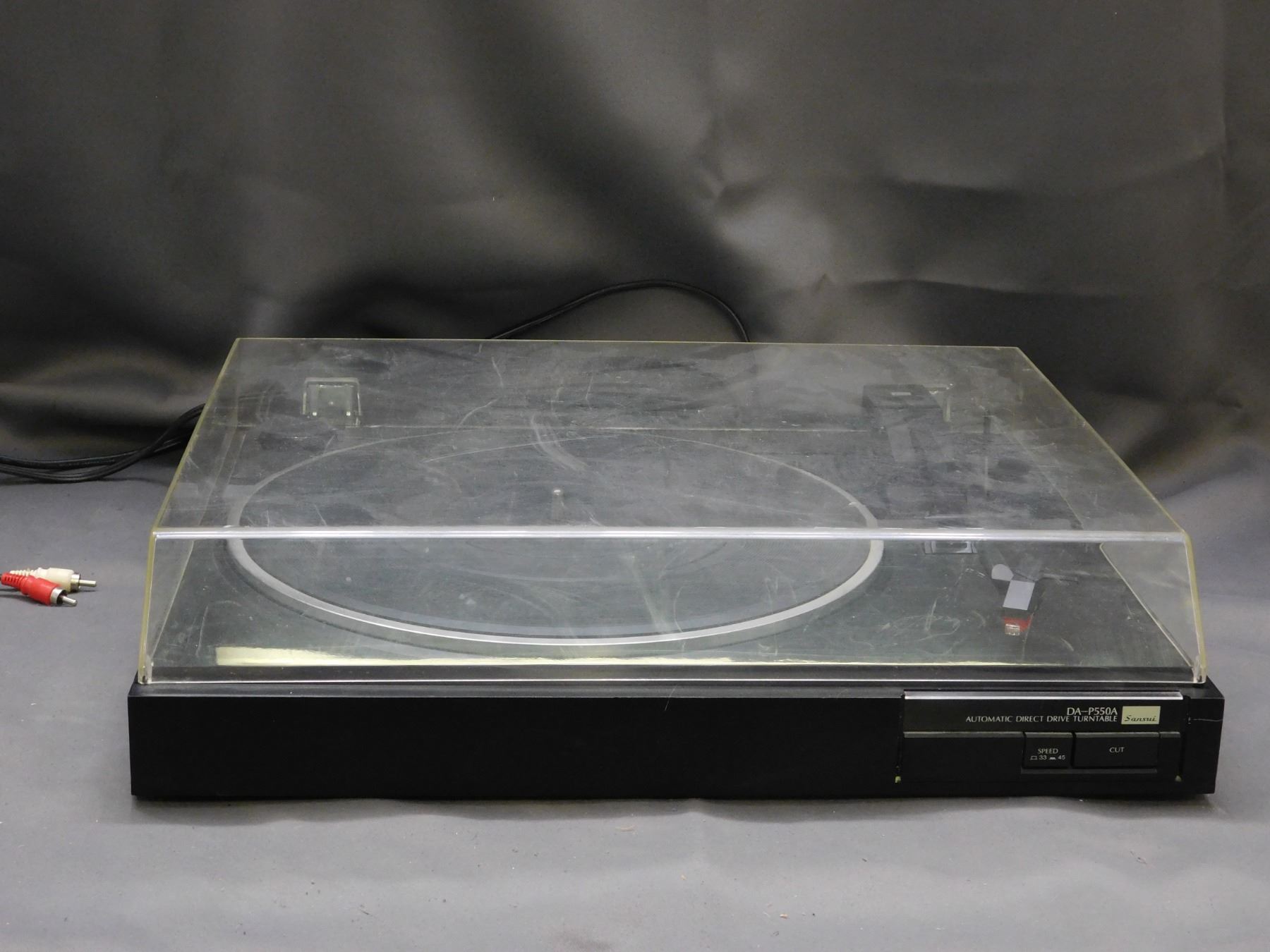 Vintage Turntable Record Player Automatic Direct Drive DA-P550A Sansui