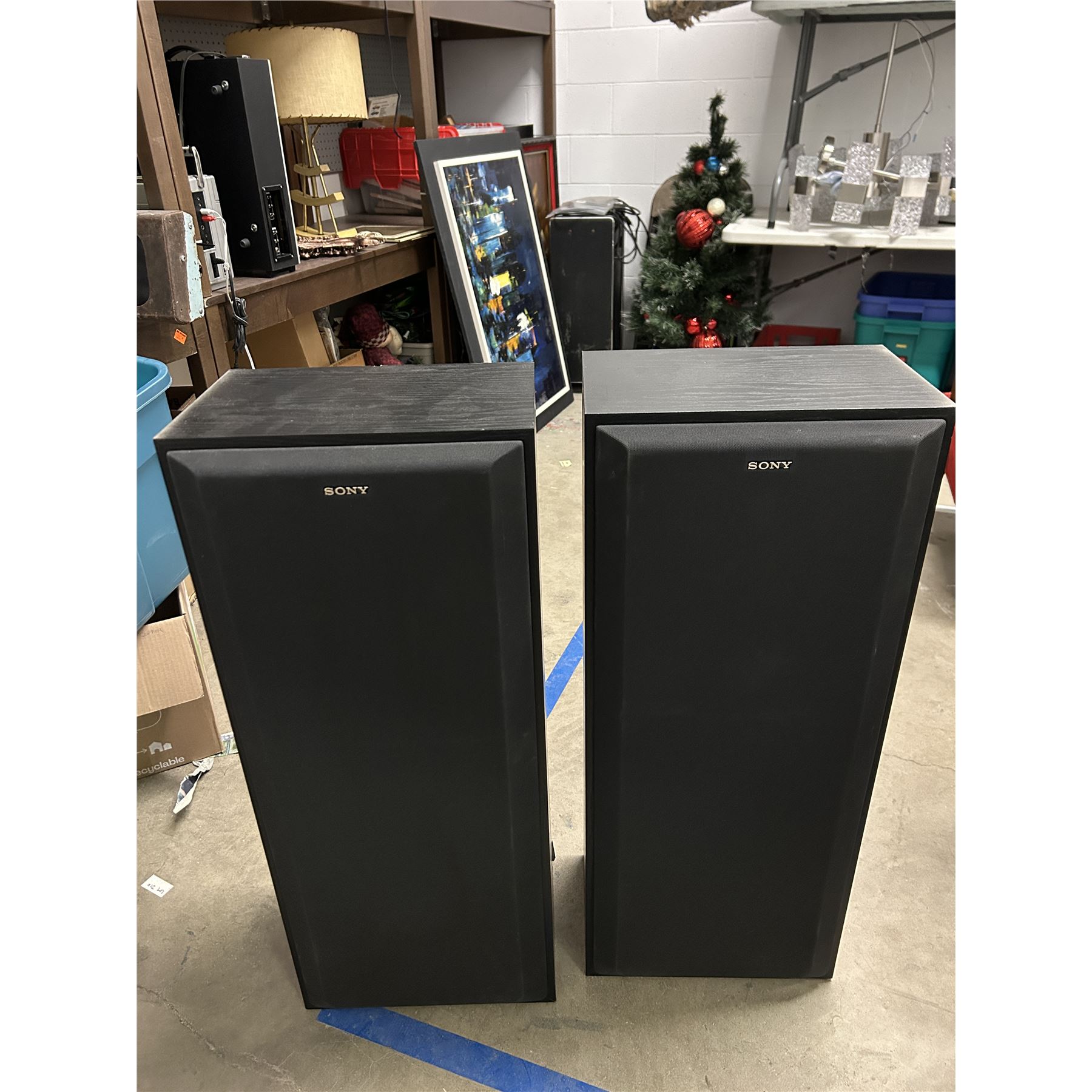 SONY Model SS-C420AV Floor Speakers