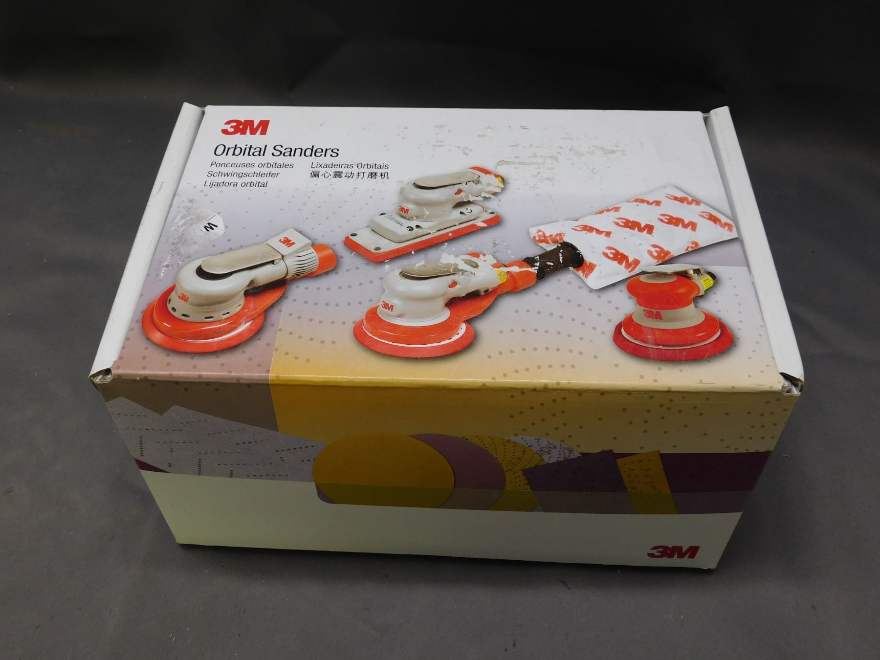 3M Random Orbital Sander Air Powered 6" 3/32" NOS Model 28501
