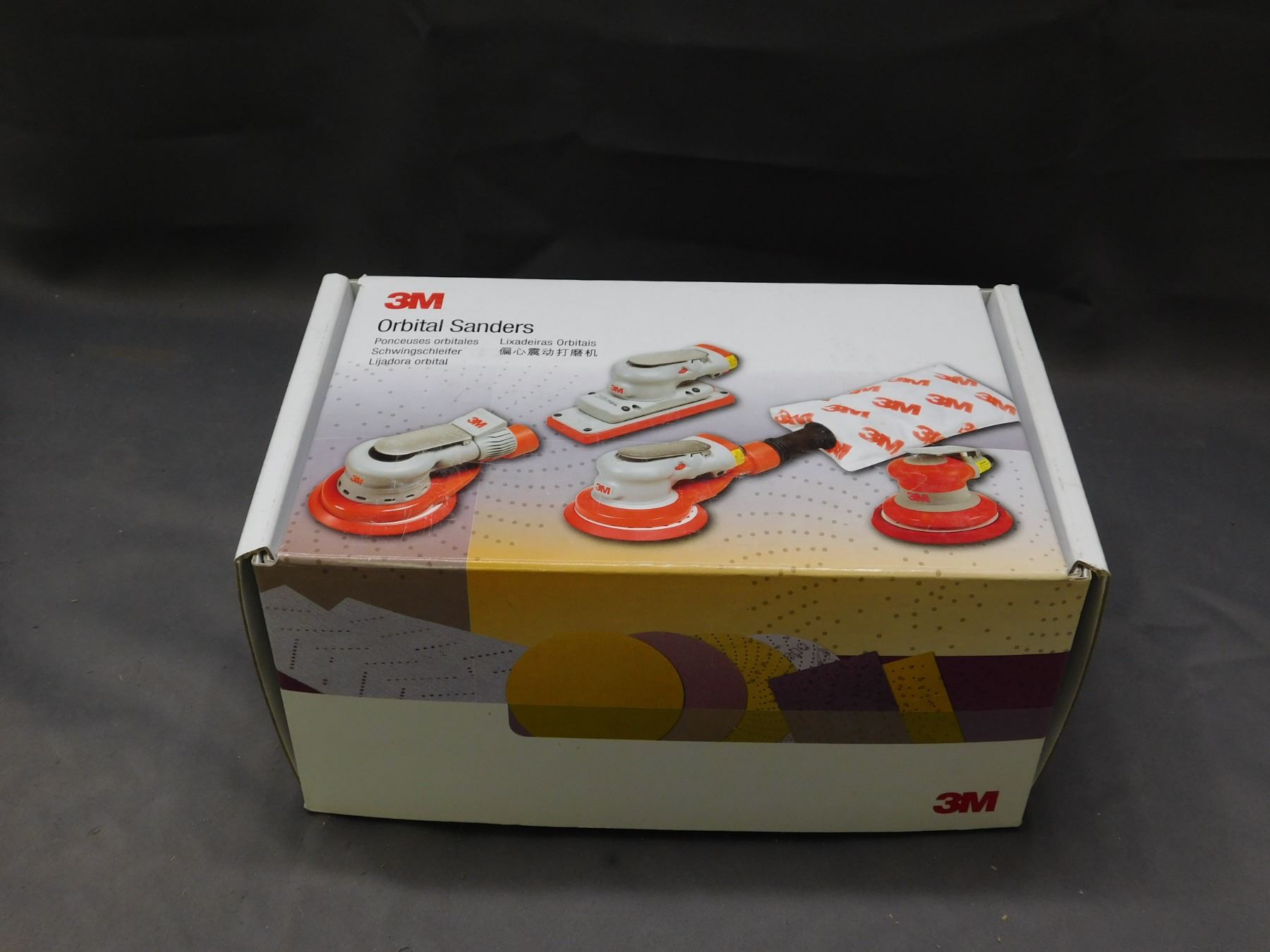 3M Random Orbital Sander Air Powered 6" 3/32" NOS Model 28501