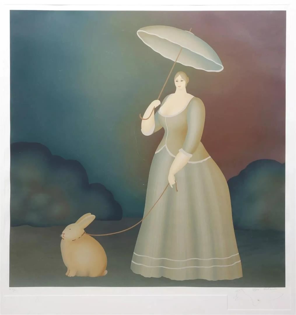 Igor Galinin Lady with Parasol