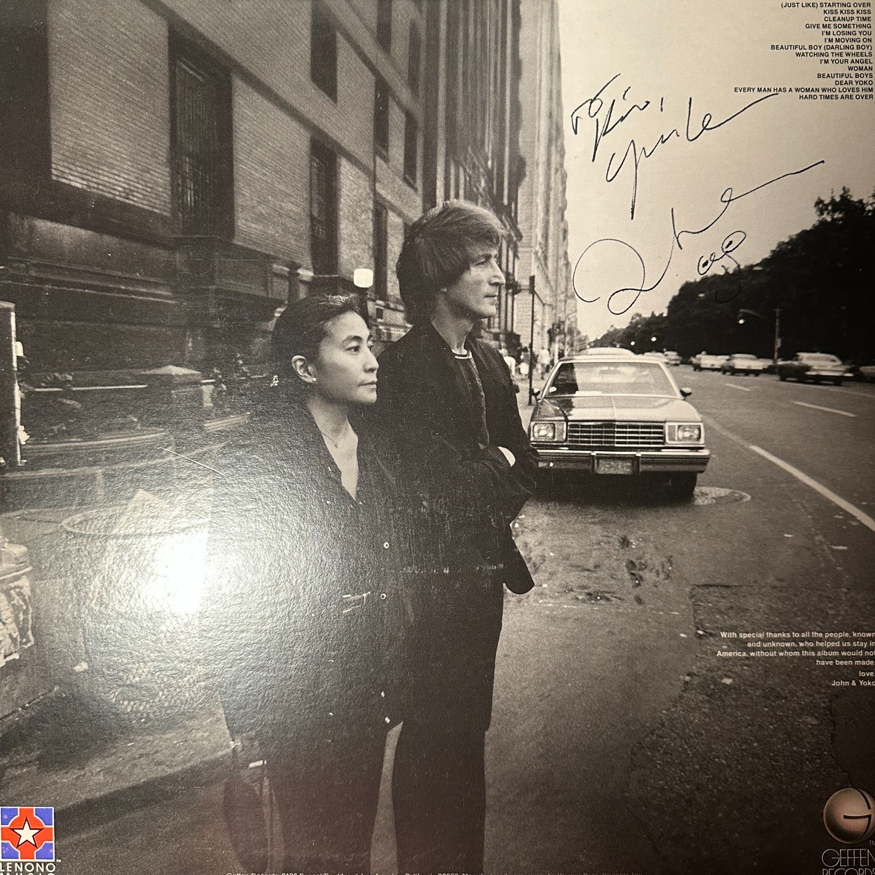 John Lennon Autographed ALBUM