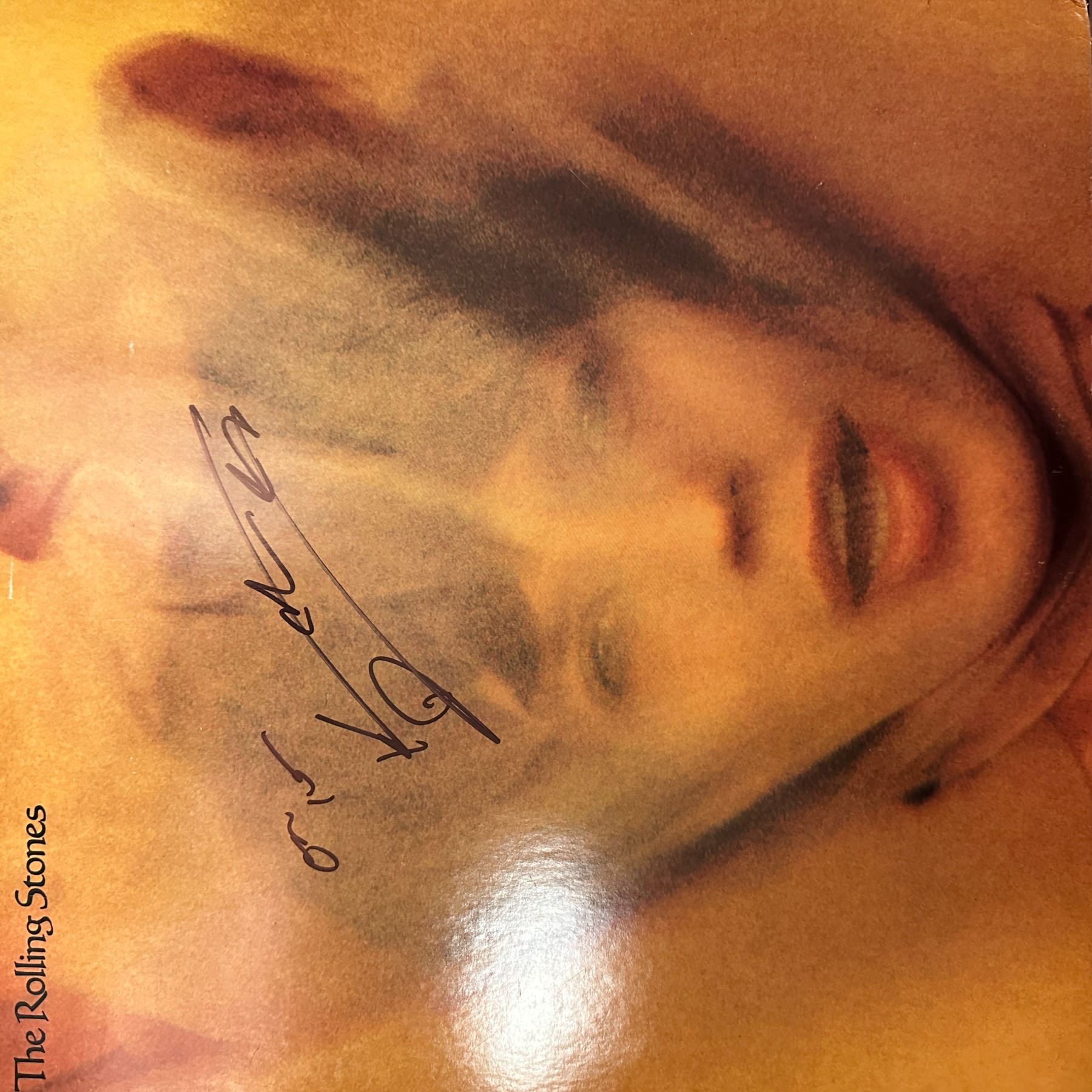 Keith Richards Autographed ALBUM