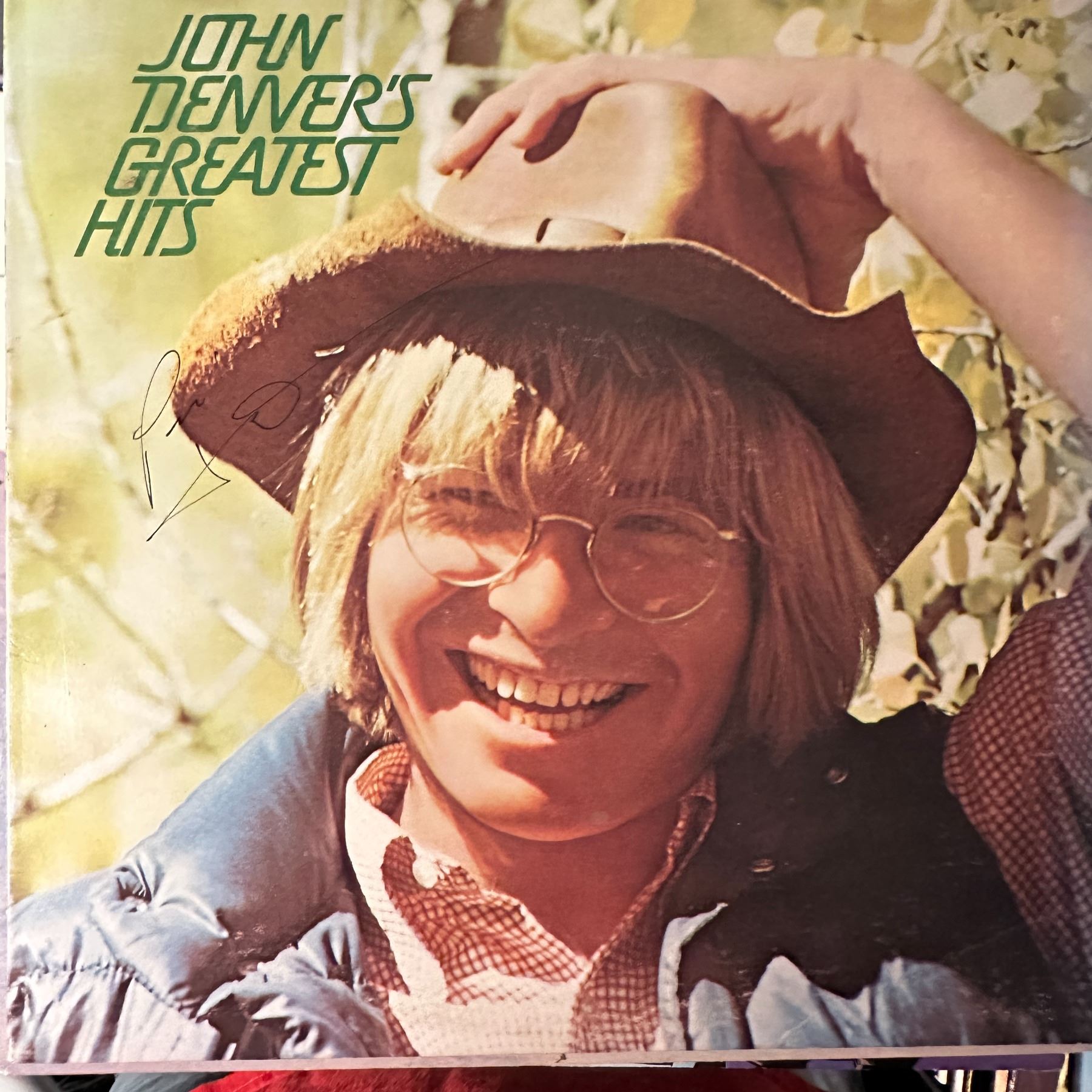 John Denver Autographed Album