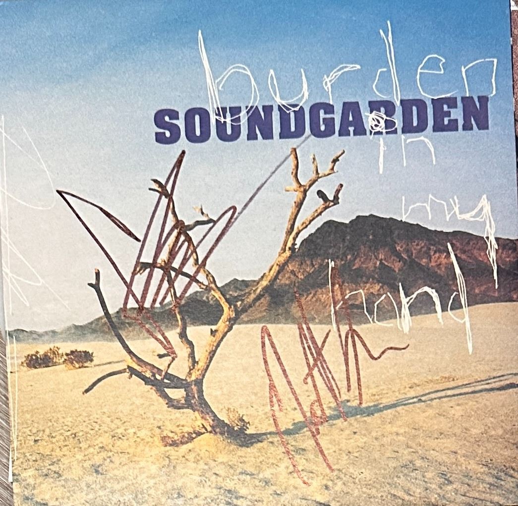 Chris Cornell Soundgarden Autographed Record Matt Cameron
