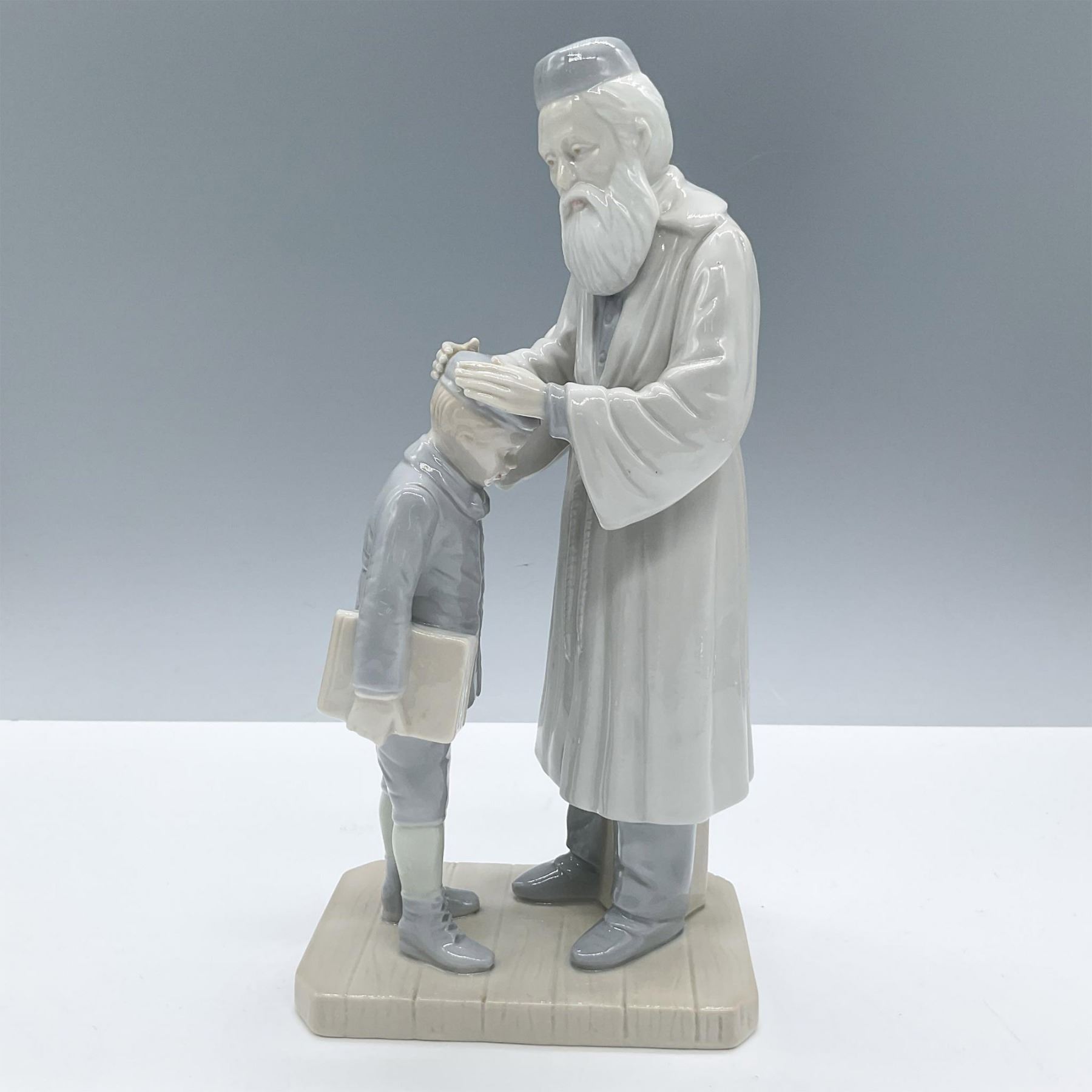 Moshe Yakov Porcelain Figurine, Rabbi Blessing Boy